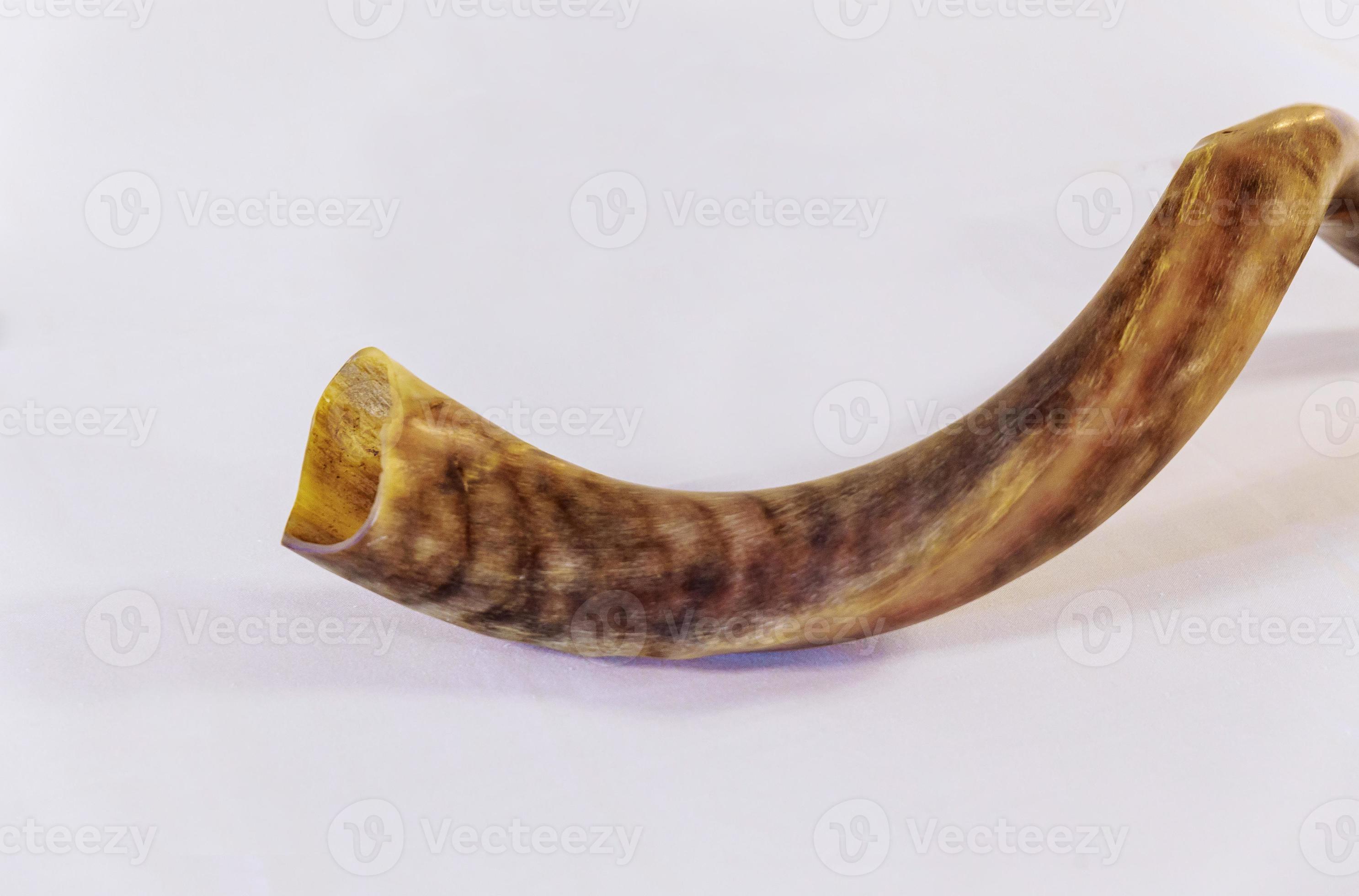 Shofar a tallit on white background - rosh hashanah jewesh holiday concept 19824613 Stock Photo ...