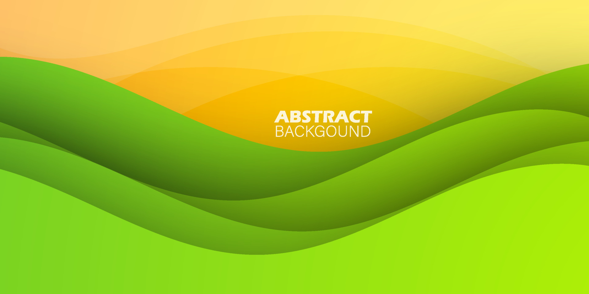 green and orange gradient abstract background with lines wave liquid ...