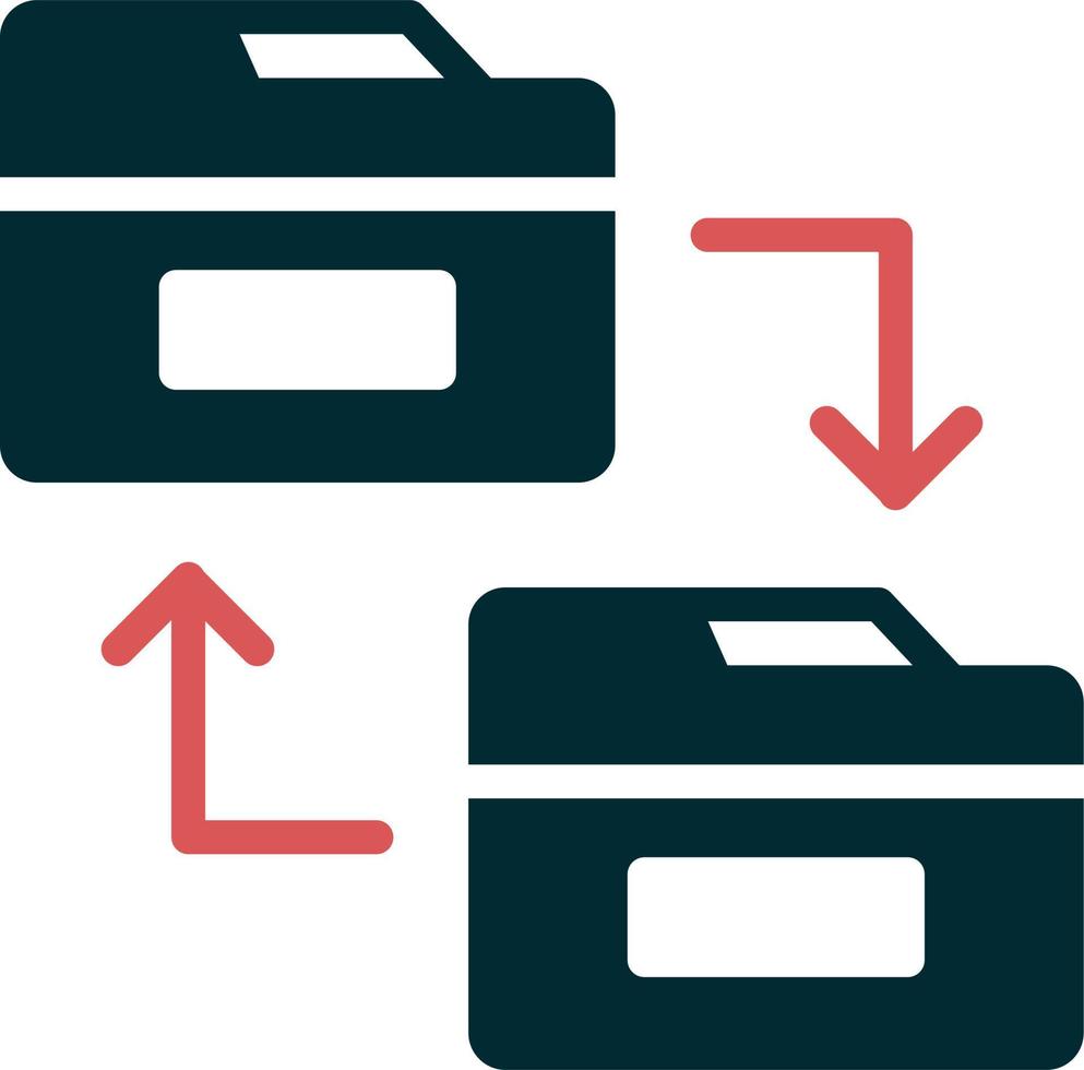 Folder Sharing Vector Icon 19827235 Vector Art at Vecteezy