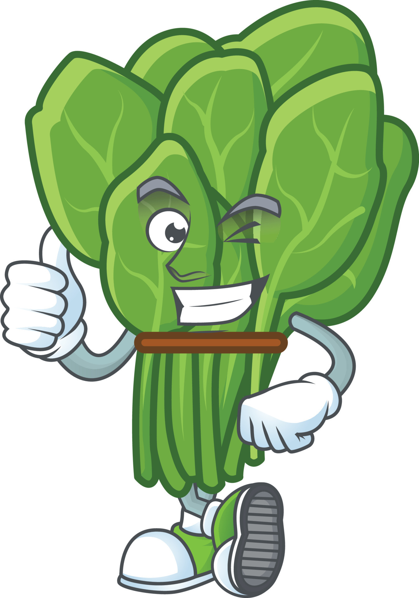 Spinach cartoon character style 19830025 Vector Art at Vecteezy Spinach cartoon character style 19830025 Vector Art at Vecteezy