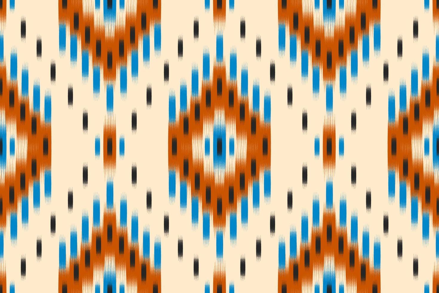 patrón étnico ikat sin costuras en tribal. estampado de adornos étnicos ... patrón étnico ikat sin costuras en tribal. estampado de adornos étnicos ...