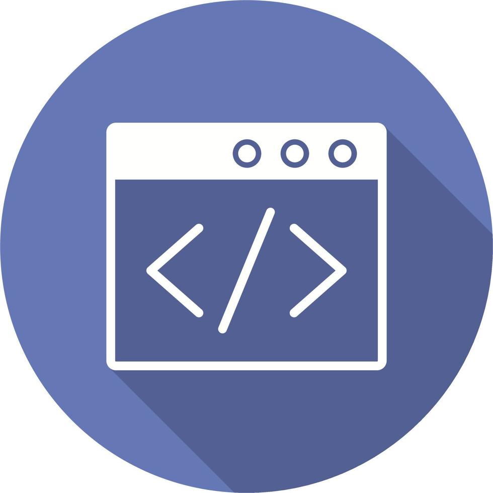 Browser Coding Vector Icon 19835986 Vector Art At Vecteezy