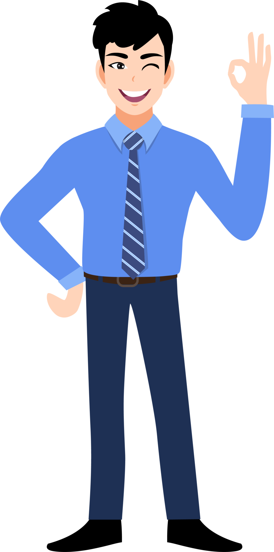 Asian businessman cartoon character set. Handsome business man in ... Asian businessman cartoon character set. Handsome business man in ...