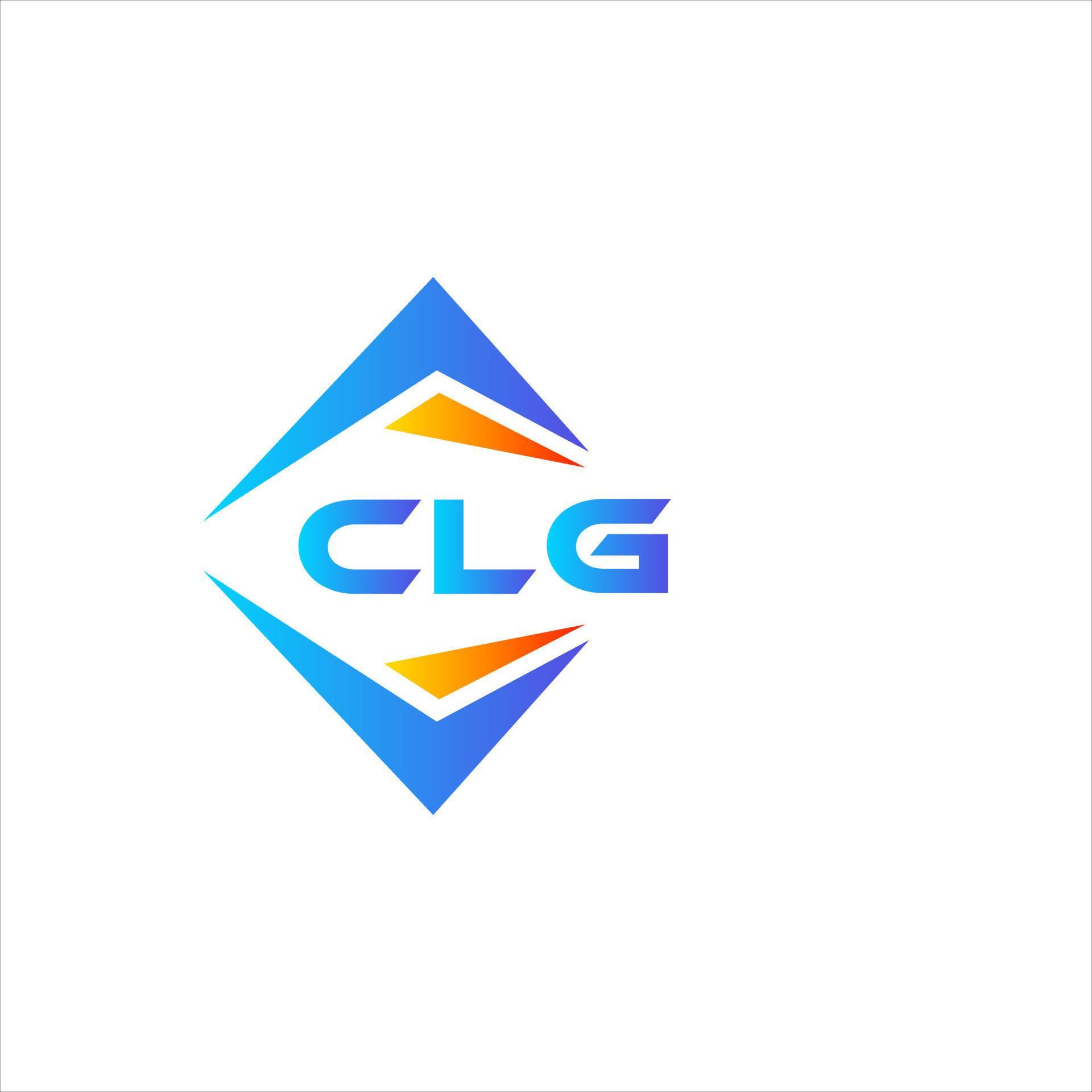 CLG abstract technology logo design on white background. CLG creative initials letter logo ...