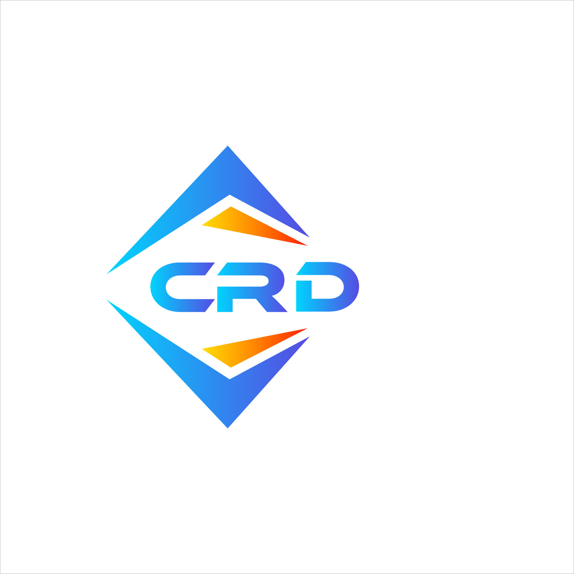 CRD abstract technology logo design on white background. CRD creative initials letter logo ...