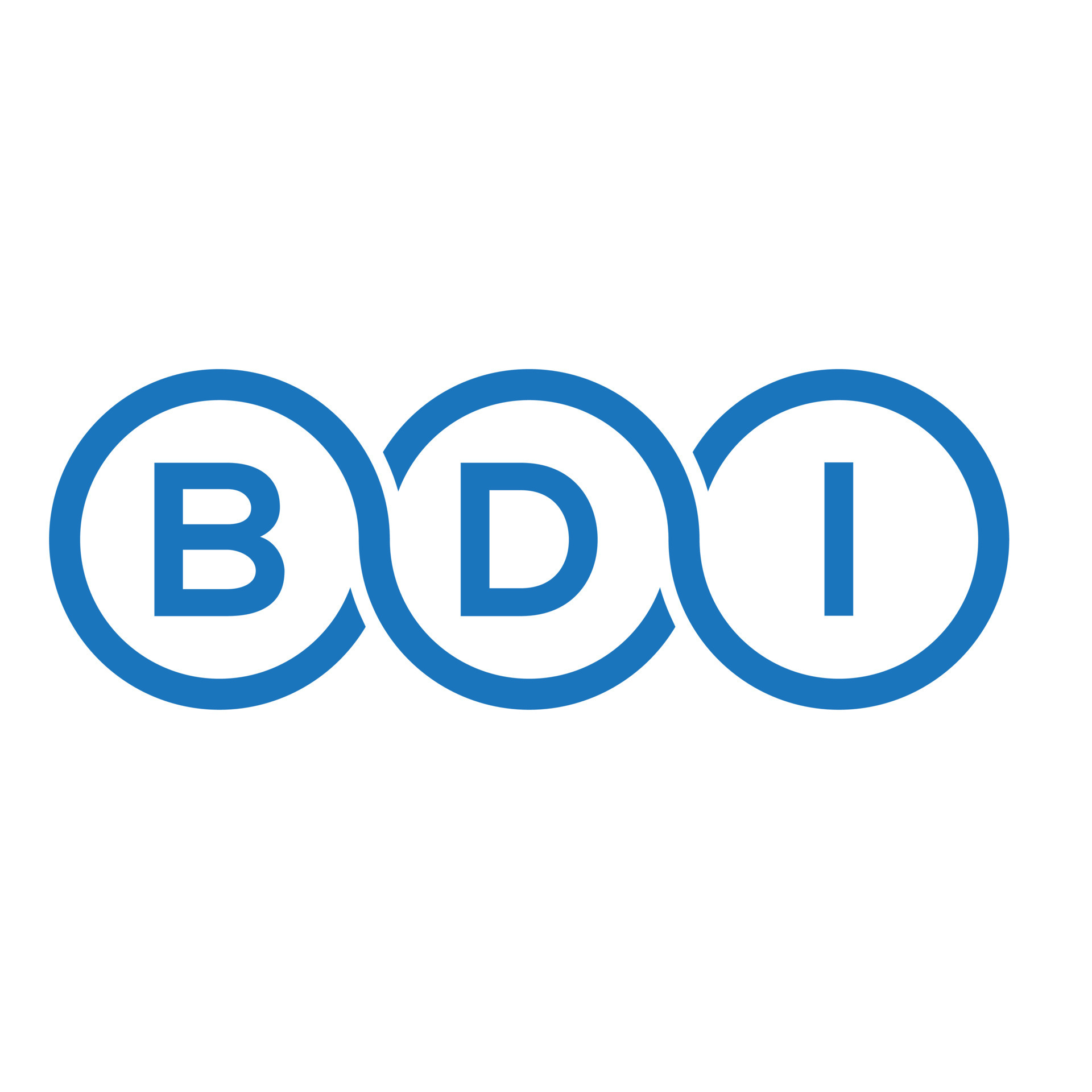 BDI letter logo design on white background. BDI creative initials letter logo concept. BDI ...