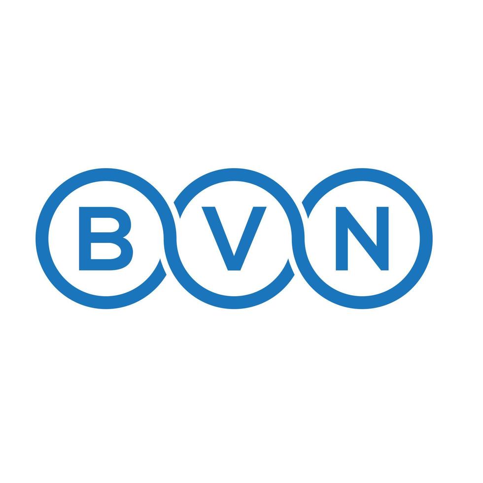 BVN letter logo design on white background. BVN creative initials letter logo concept. BVN ...