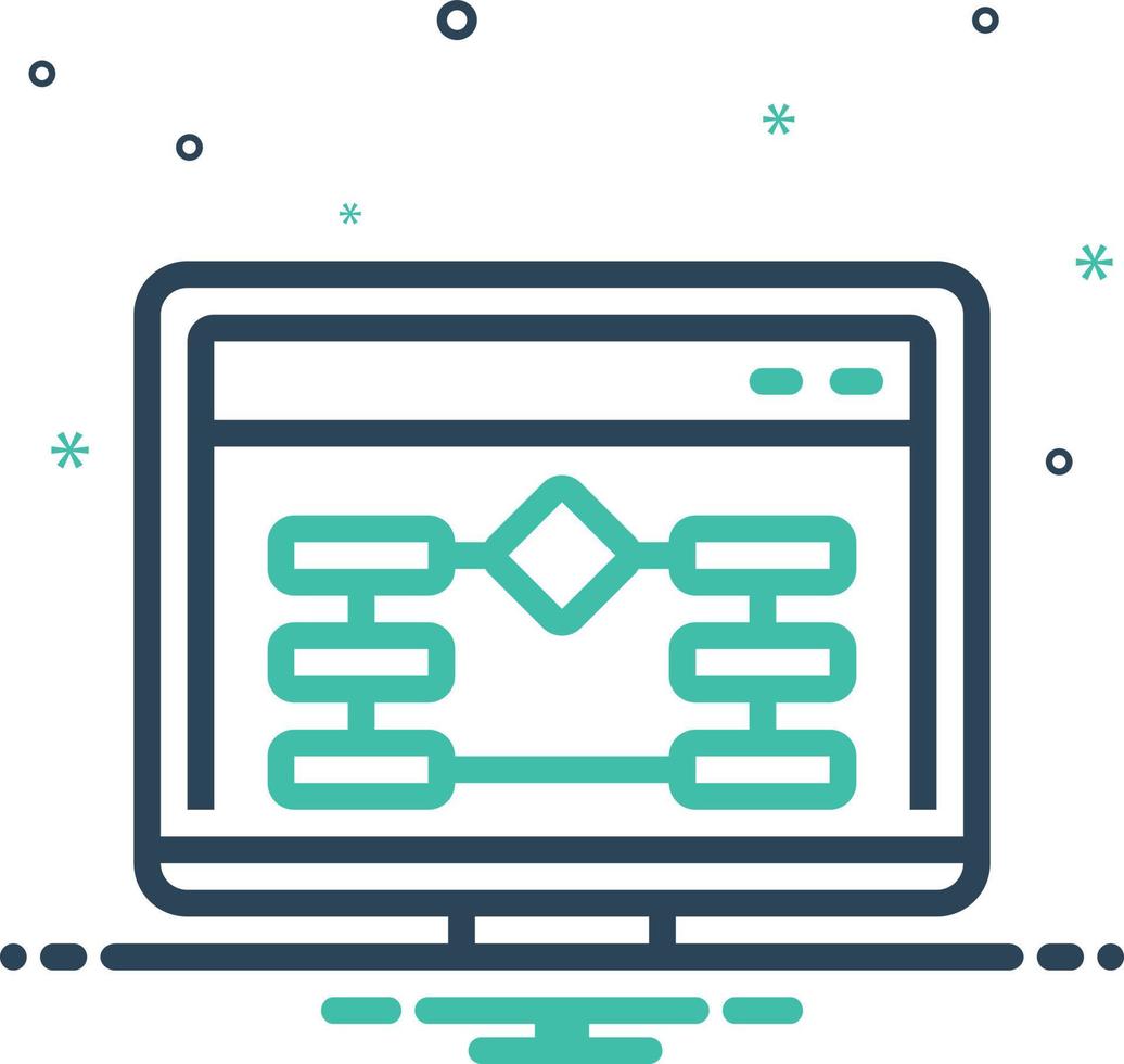 Mix icon for website algorithm 19848779 Vector Art at Vecteezy