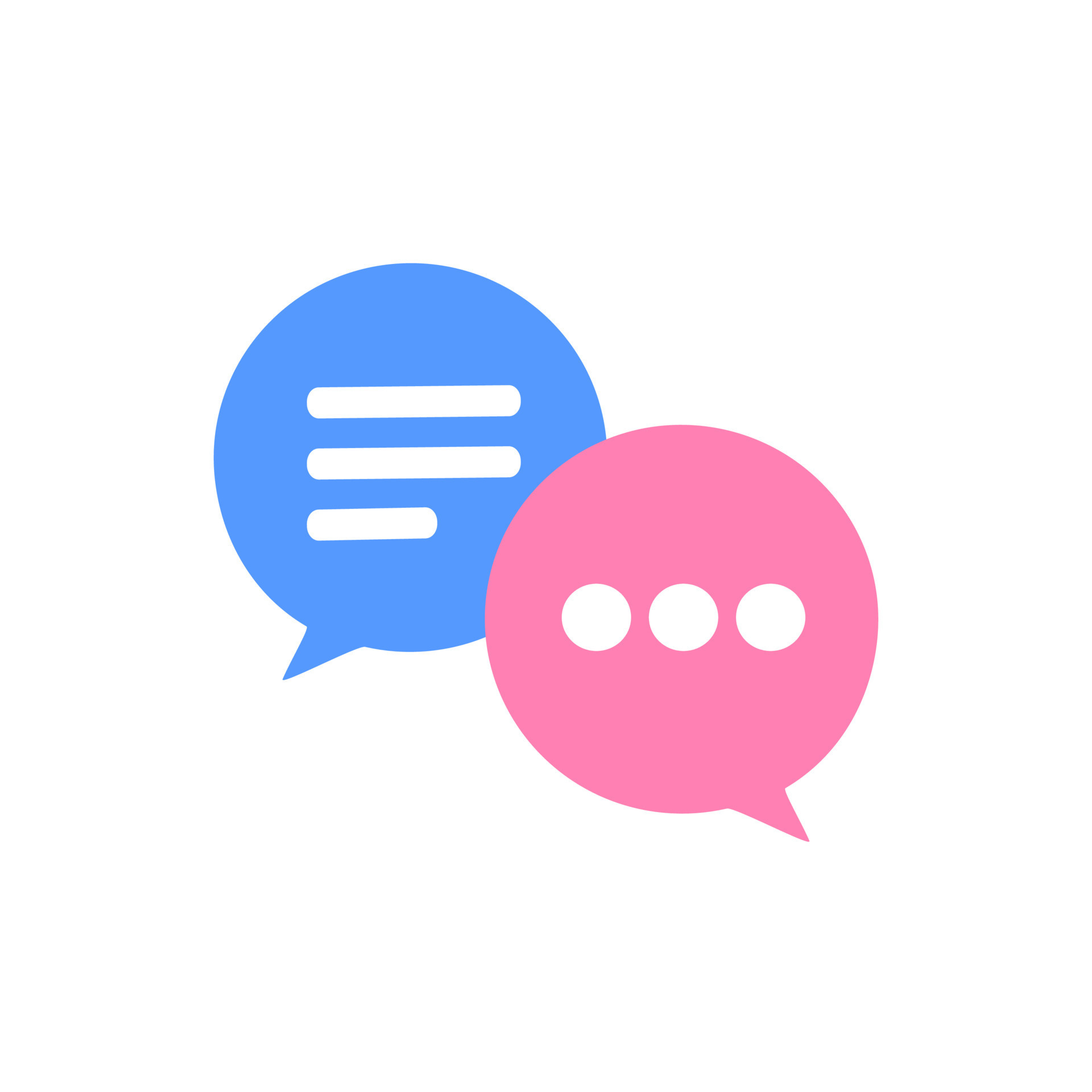 Speech bubble icons. Flat chat, talk, messenger, communication ... Speech bubble icons. Flat chat, talk, messenger, communication ...