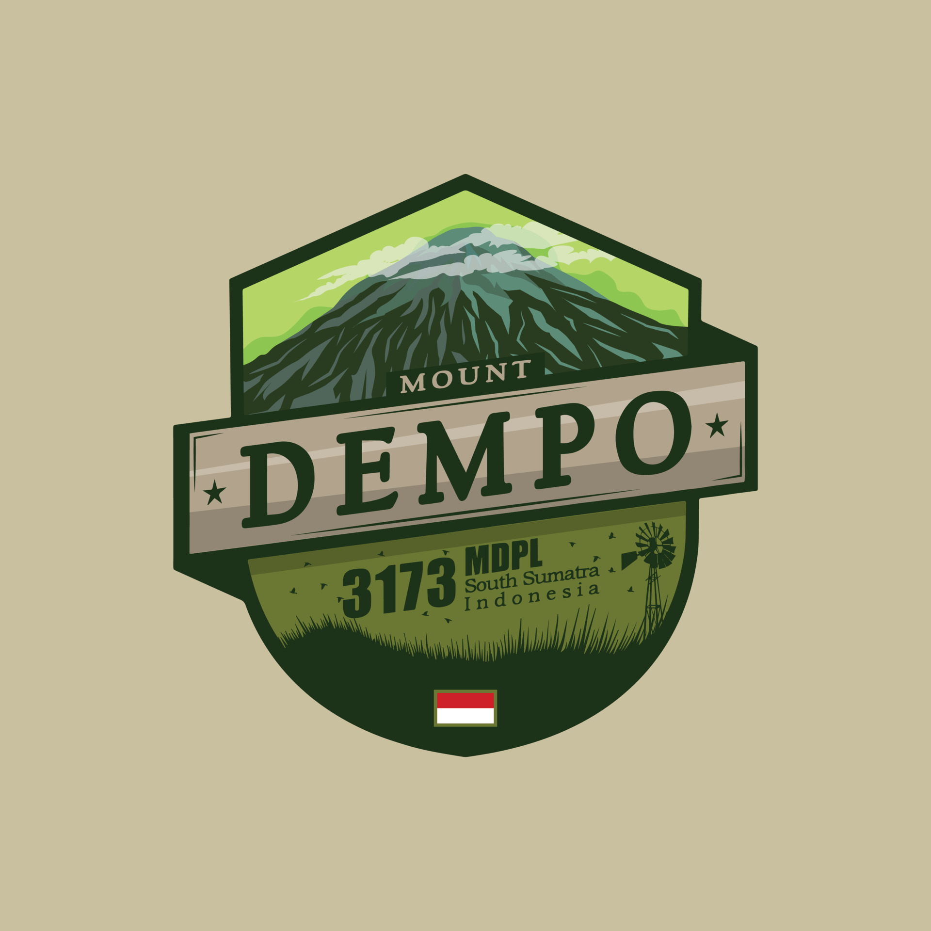 Mountain Logo. The mountain originating from Indonesia is named Mount ... Mountain Logo. The mountain originating from Indonesia is named Mount ...