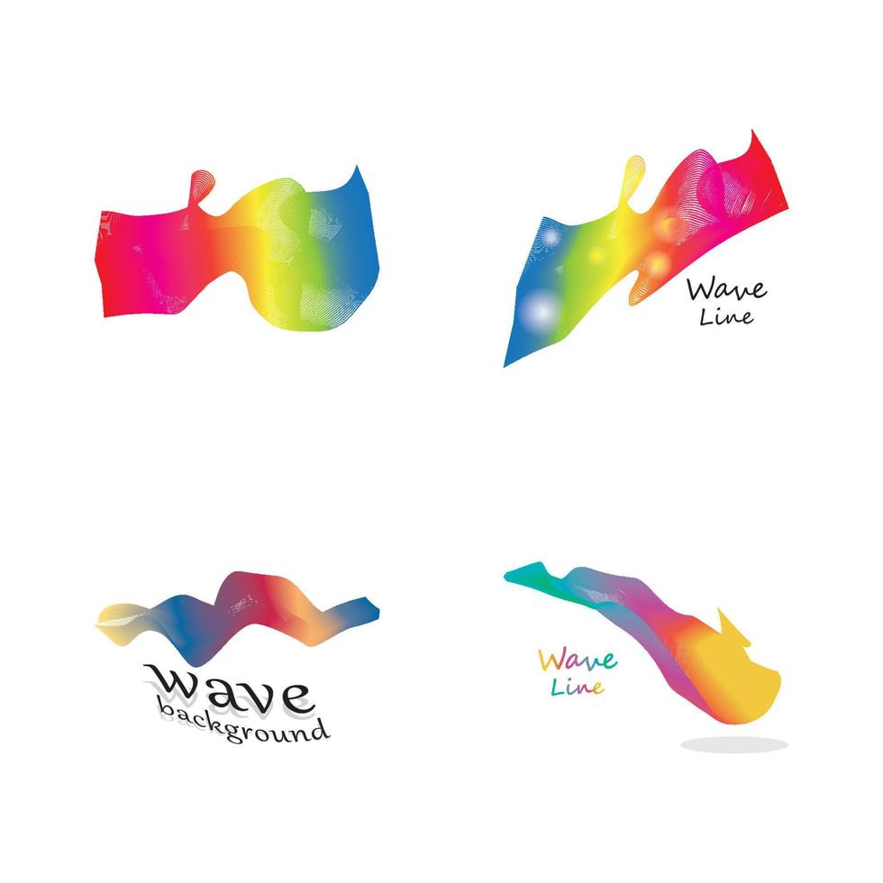 Wave line vector color background 19857591 Vector Art at Vecteezy