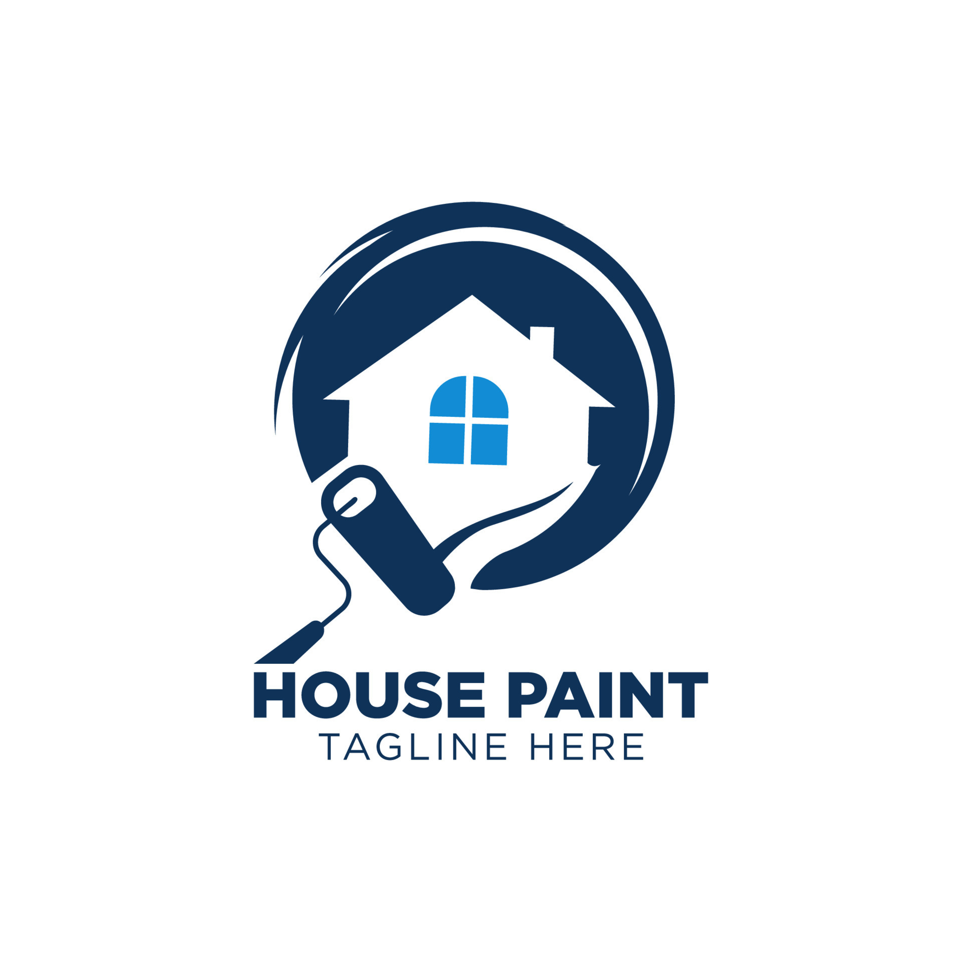 Blue color house painting logo business clipart 19857623 Vector Art at ... Blue color house painting logo business clipart 19857623 Vector Art at ...