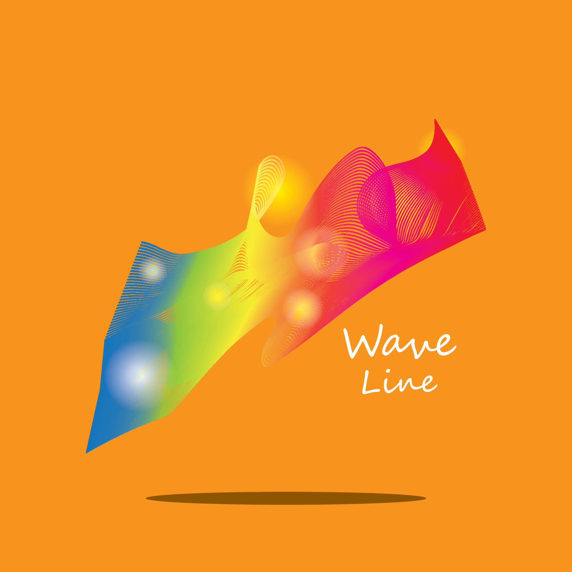 Wave line vector color background 19857647 Vector Art at Vecteezy