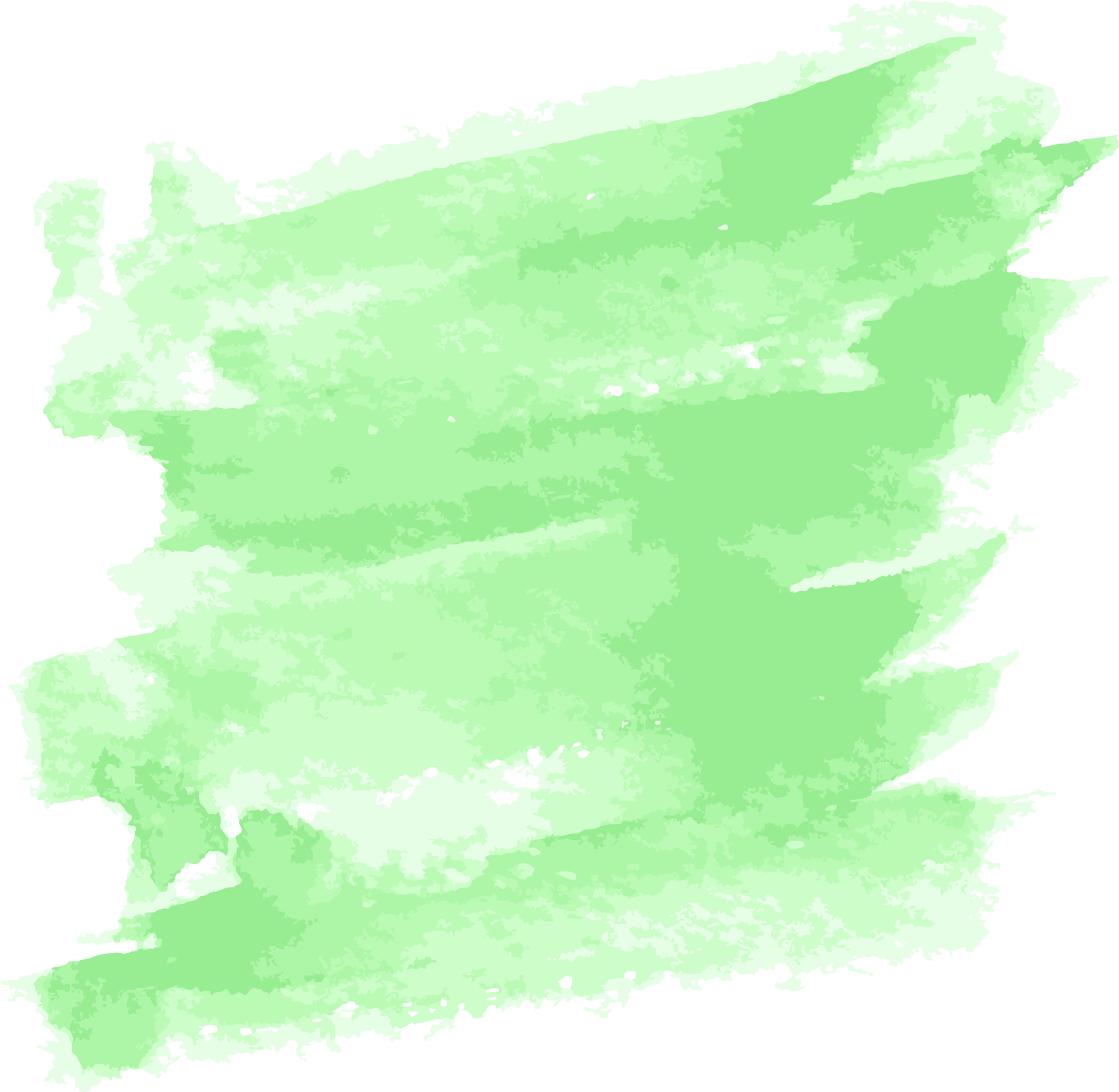 Green Watercolor Brush Stroke 19857883 Png