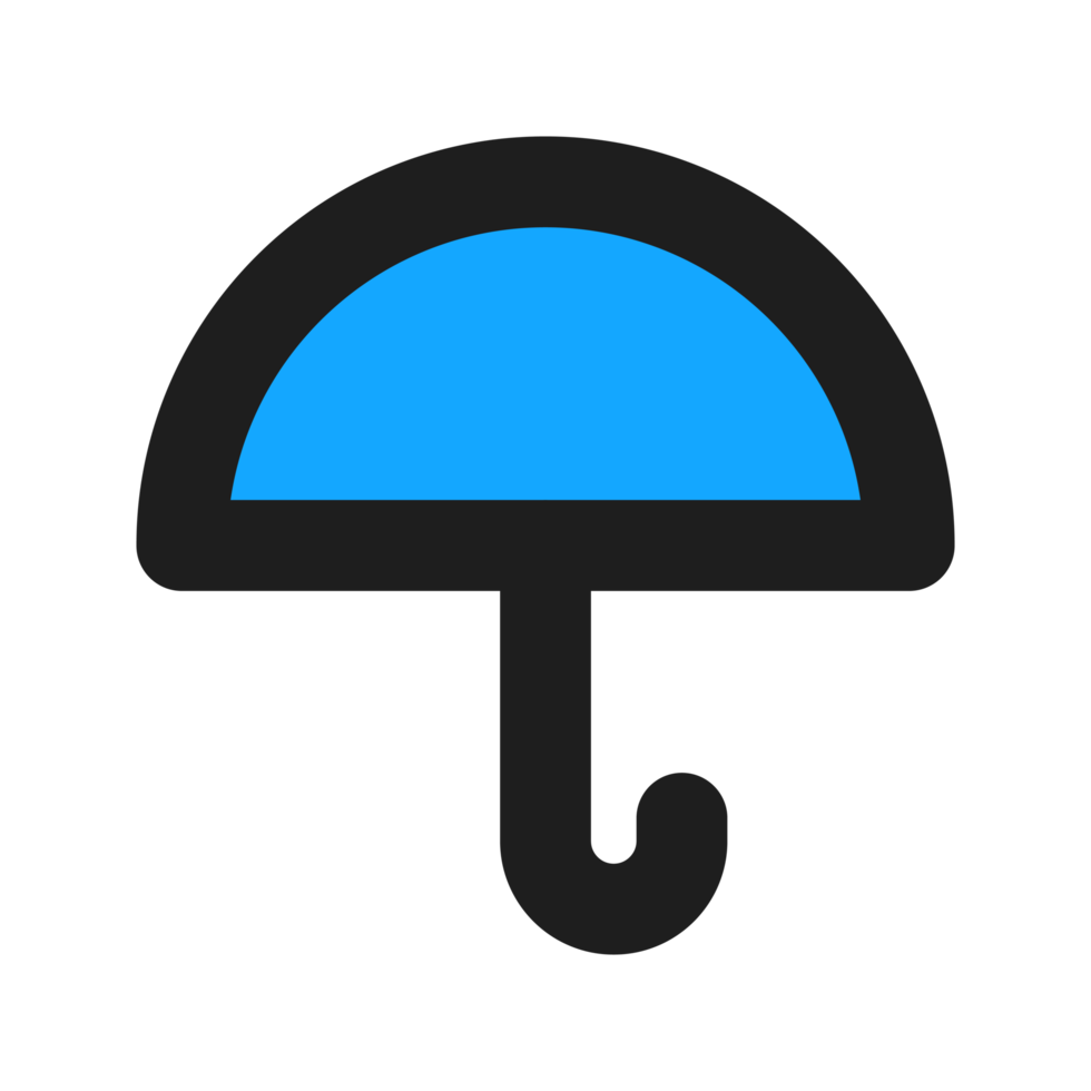 Umbrella flat color outline icon 19858933 PNG Umbrella flat color outline icon 19858933 PNG