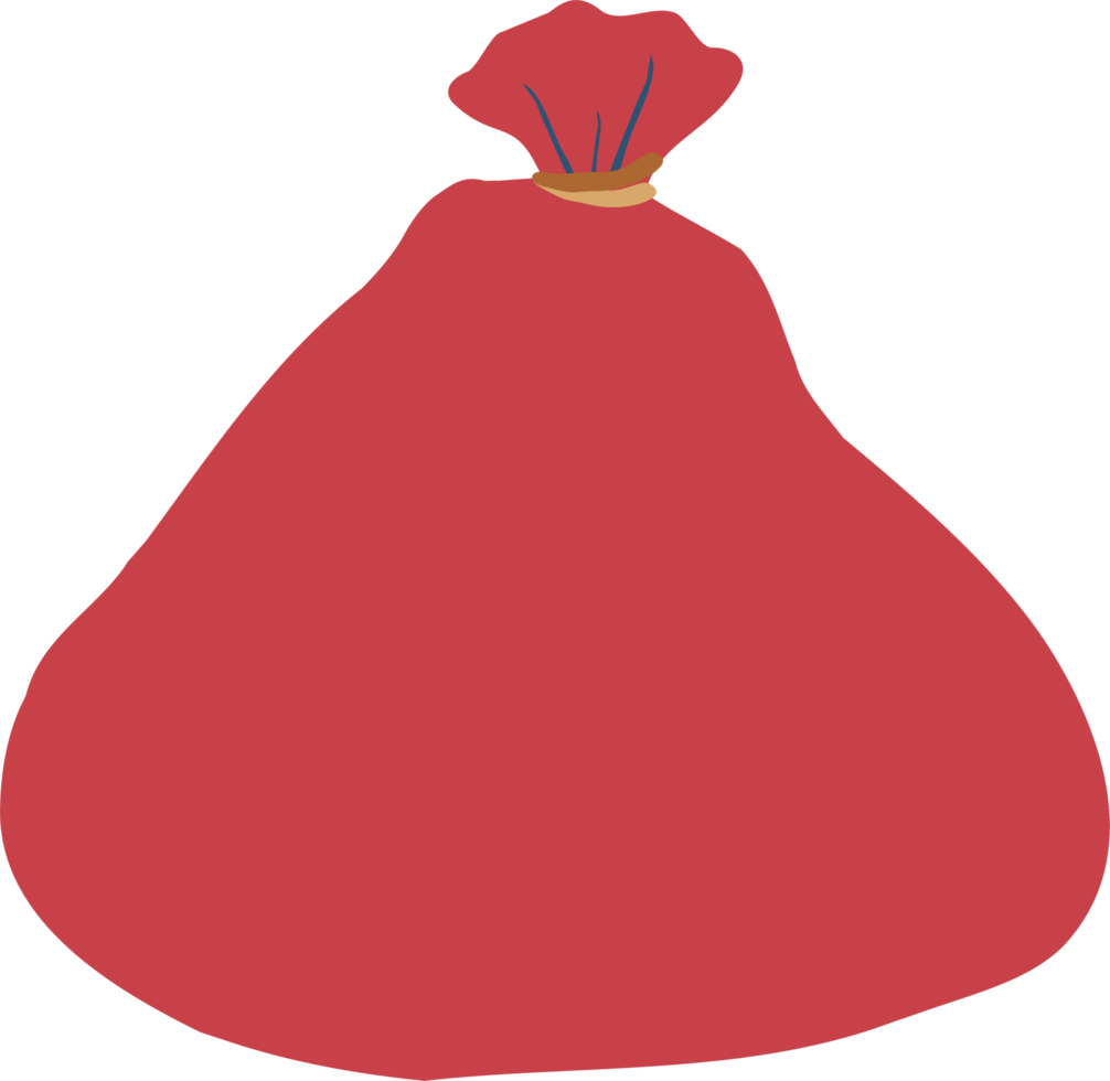 Christmas Santa Bag PNG Clipart With Transparent Background for ...