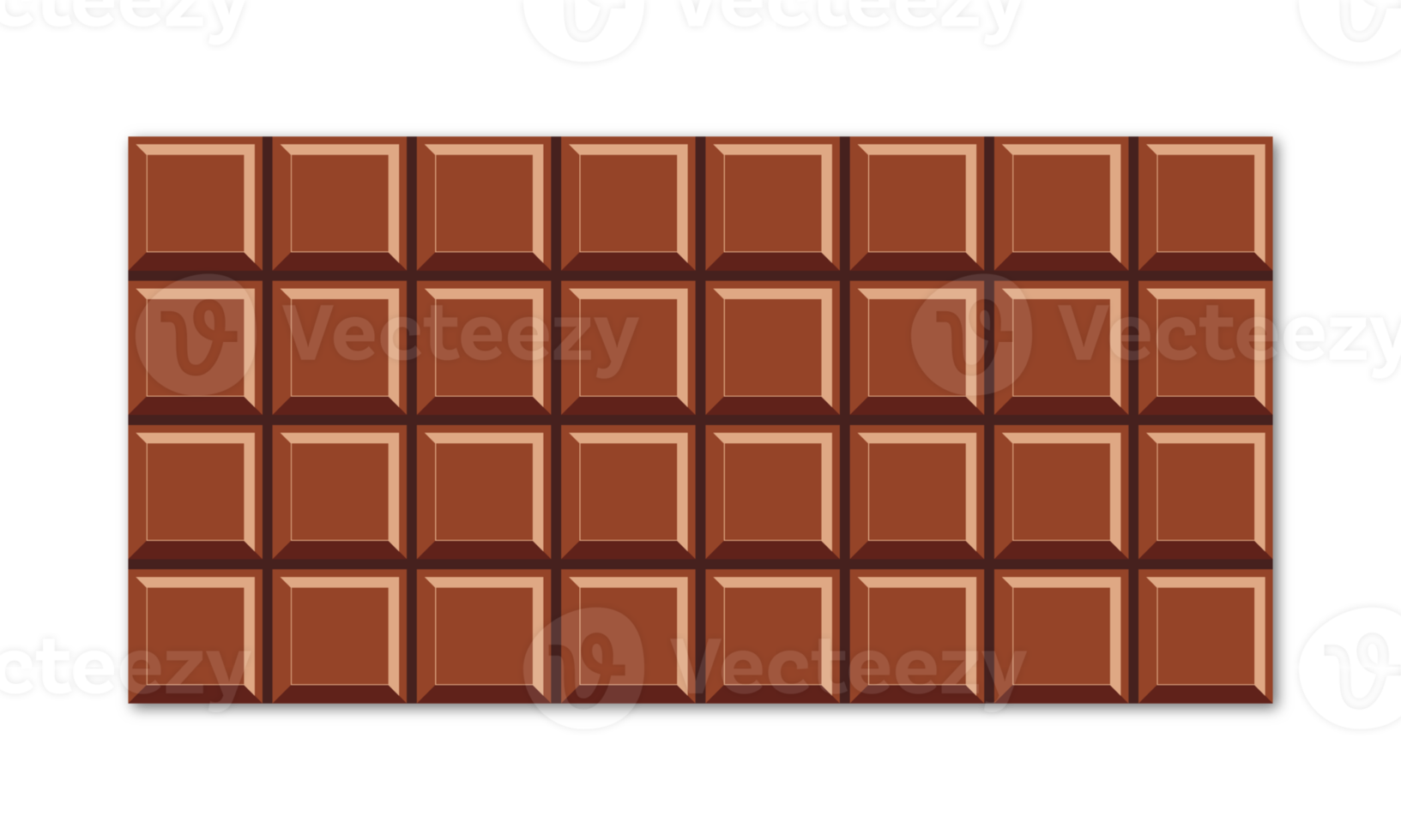 Milk Chocolate Bar Isolated Background Vector Illustration 19859753 Png