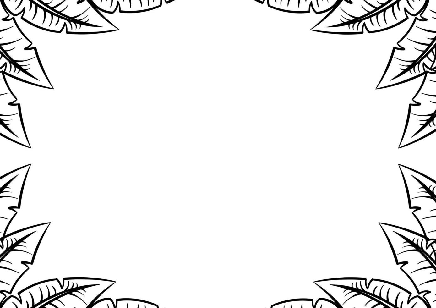 Hand Drawn Banana Leaf Background 19861219 Vector Art At Vecteezy Hand Drawn Banana Leaf Background 19861219 Vector Art At Vecteezy
