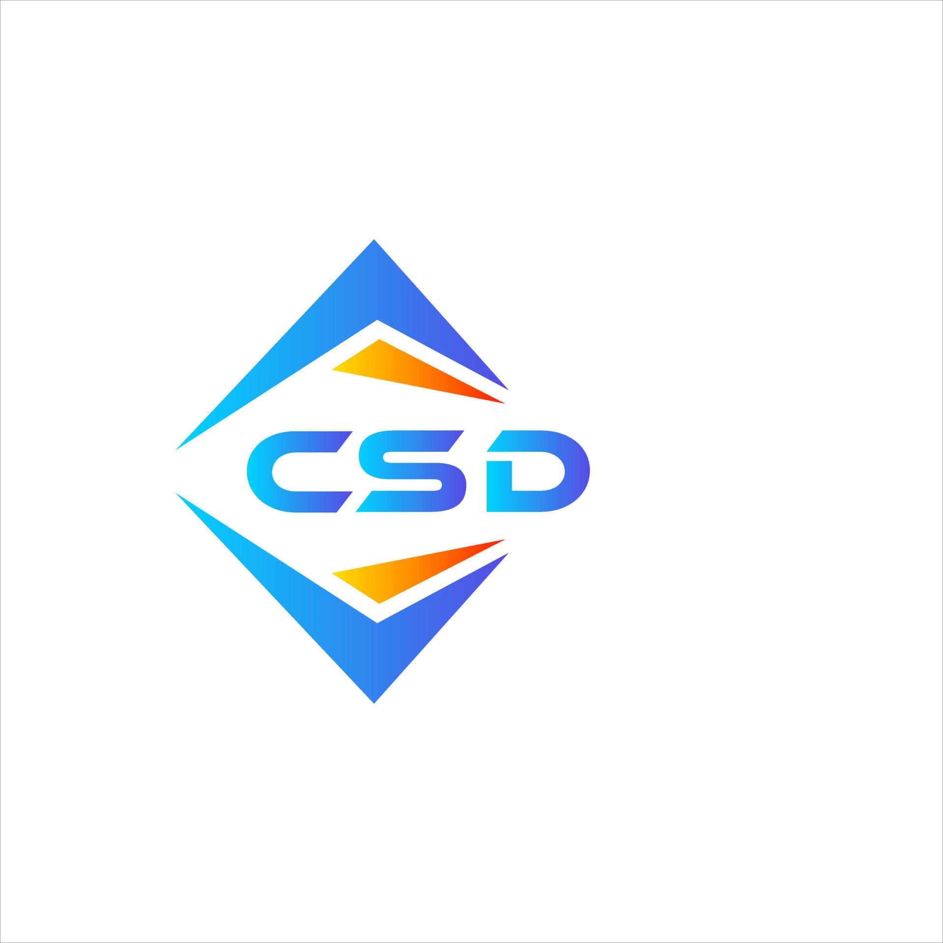 CSD abstract technology logo design on white background. CSD creative ... CSD abstract technology logo design on white background. CSD creative ...