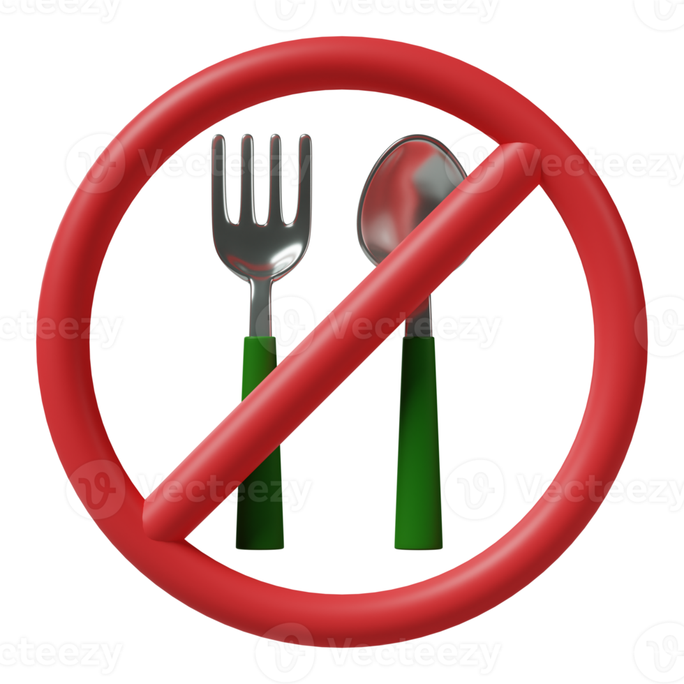 No food 3d icon illustration 19867665 PNG