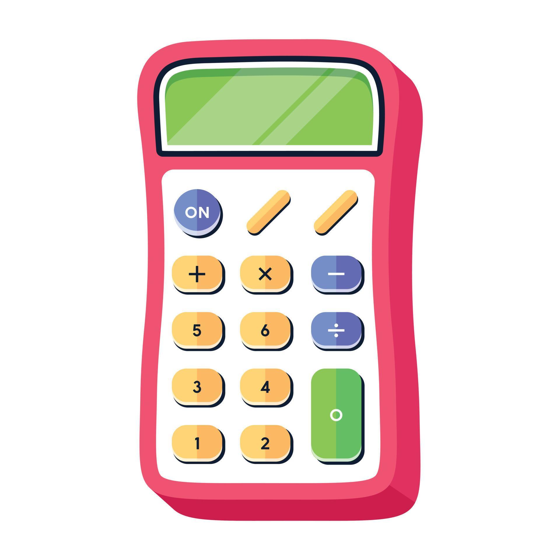 Trendy Adding Machine 19871814 Vector Art at Vecteezy