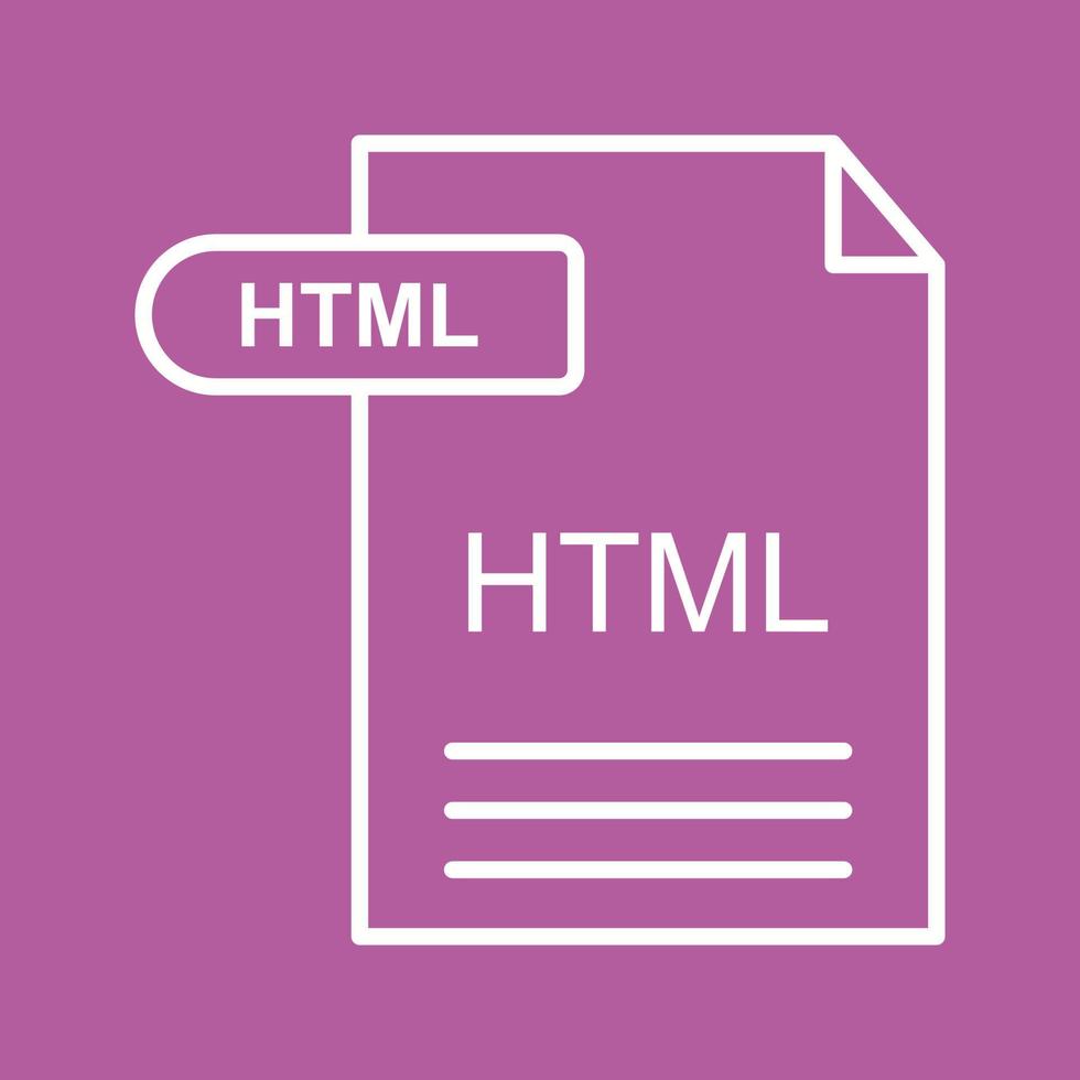 HTML Vector Icon 19872483 Vector Art at Vecteezy