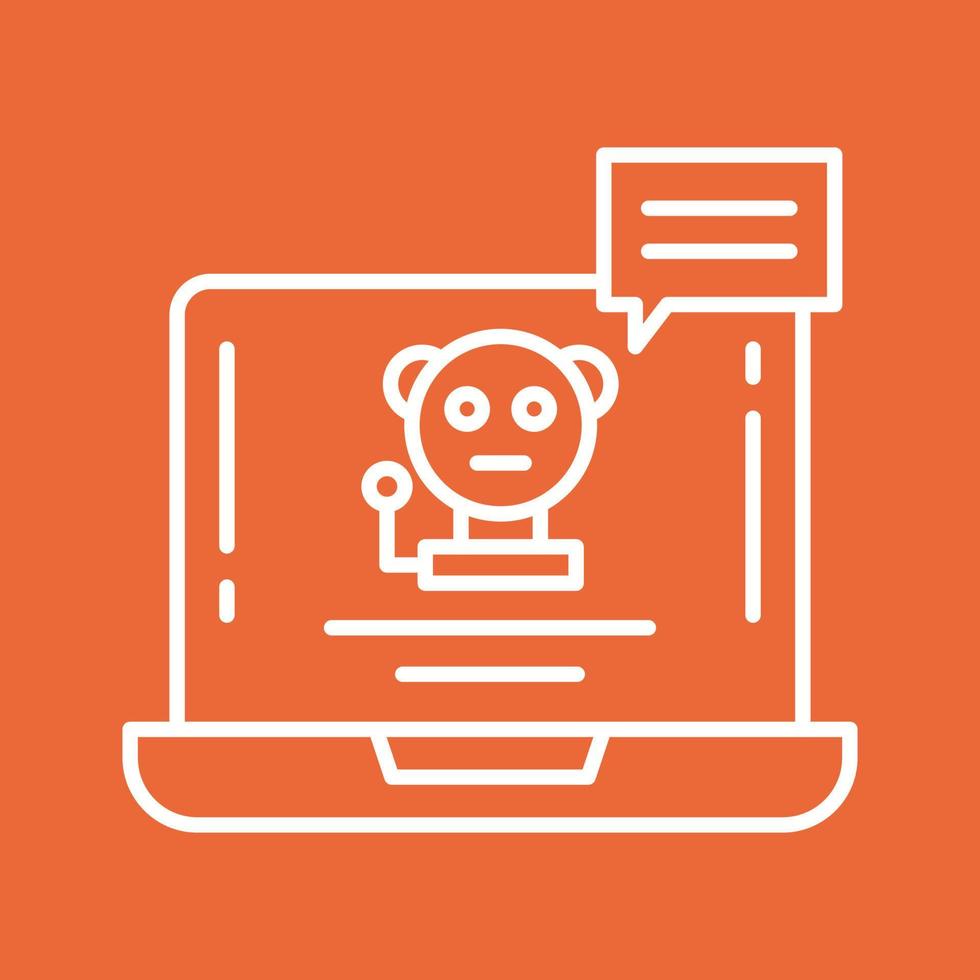 icono de vector de bot de chat 19874187 Vector en Vecteezy