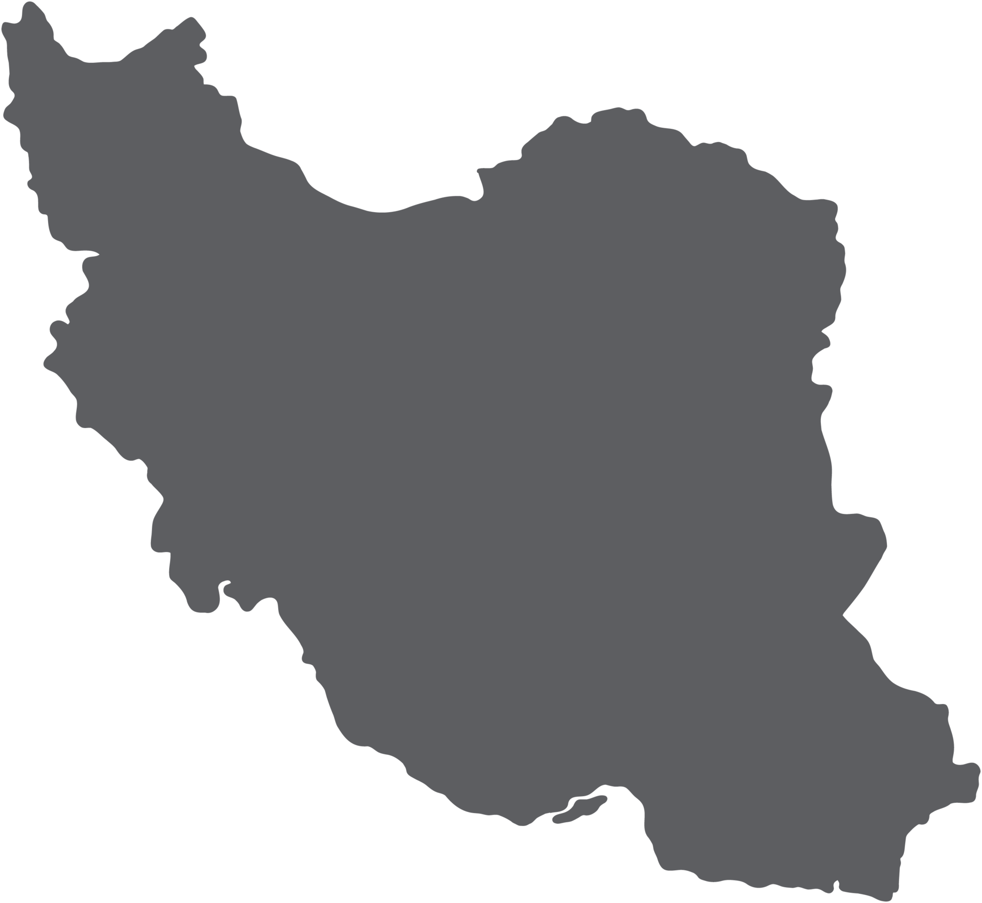 doodle freehand drawing of iran map. 19875802 PNG