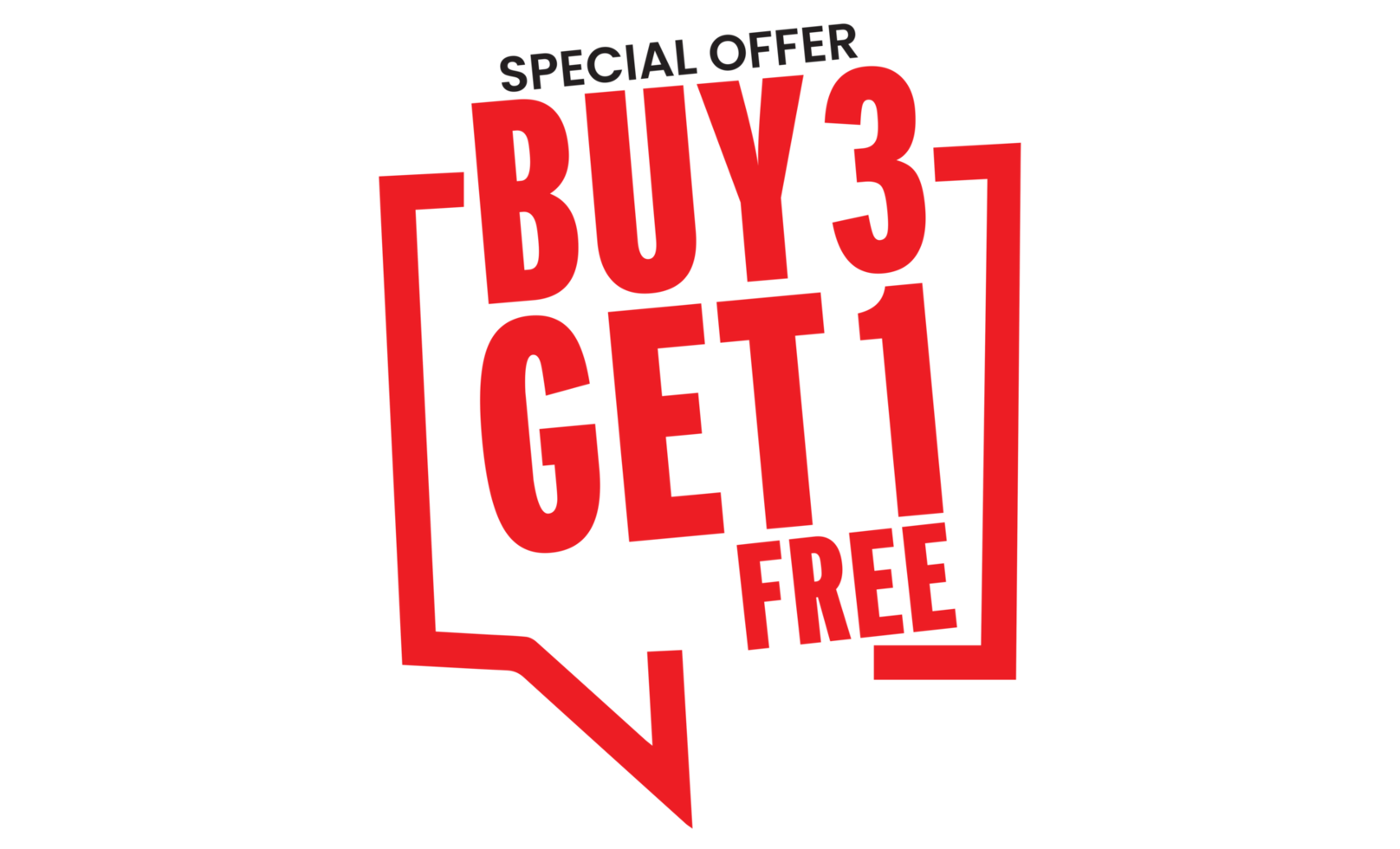Buy Three Get One Free icon on transparent background. 19879182 PNG Buy Three Get One Free icon on transparent background. 19879182 PNG