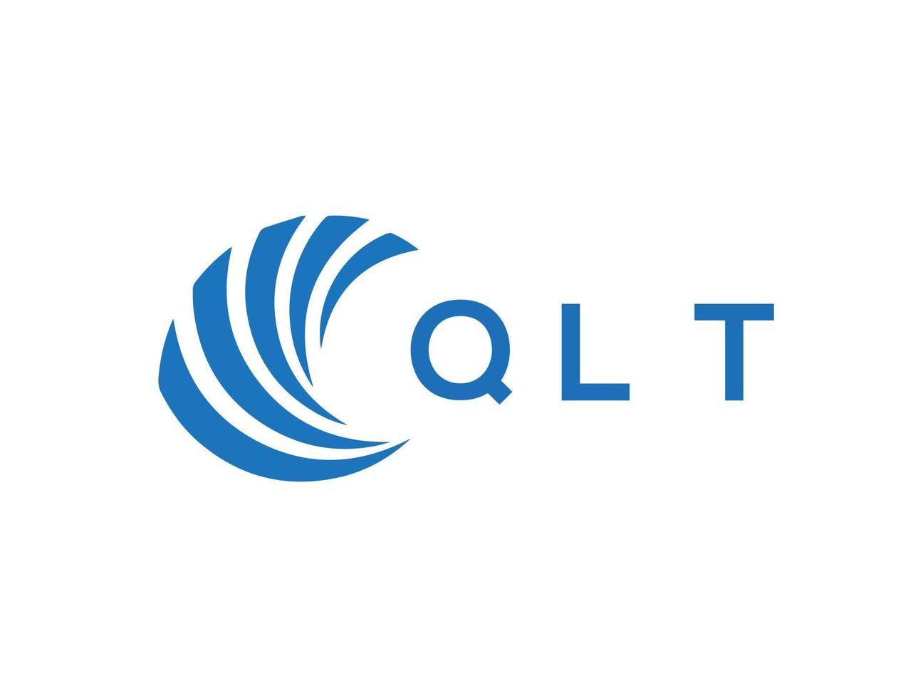 QLT letter logo design on white background. QLT creative circle letter logo concept. QLT letter ...