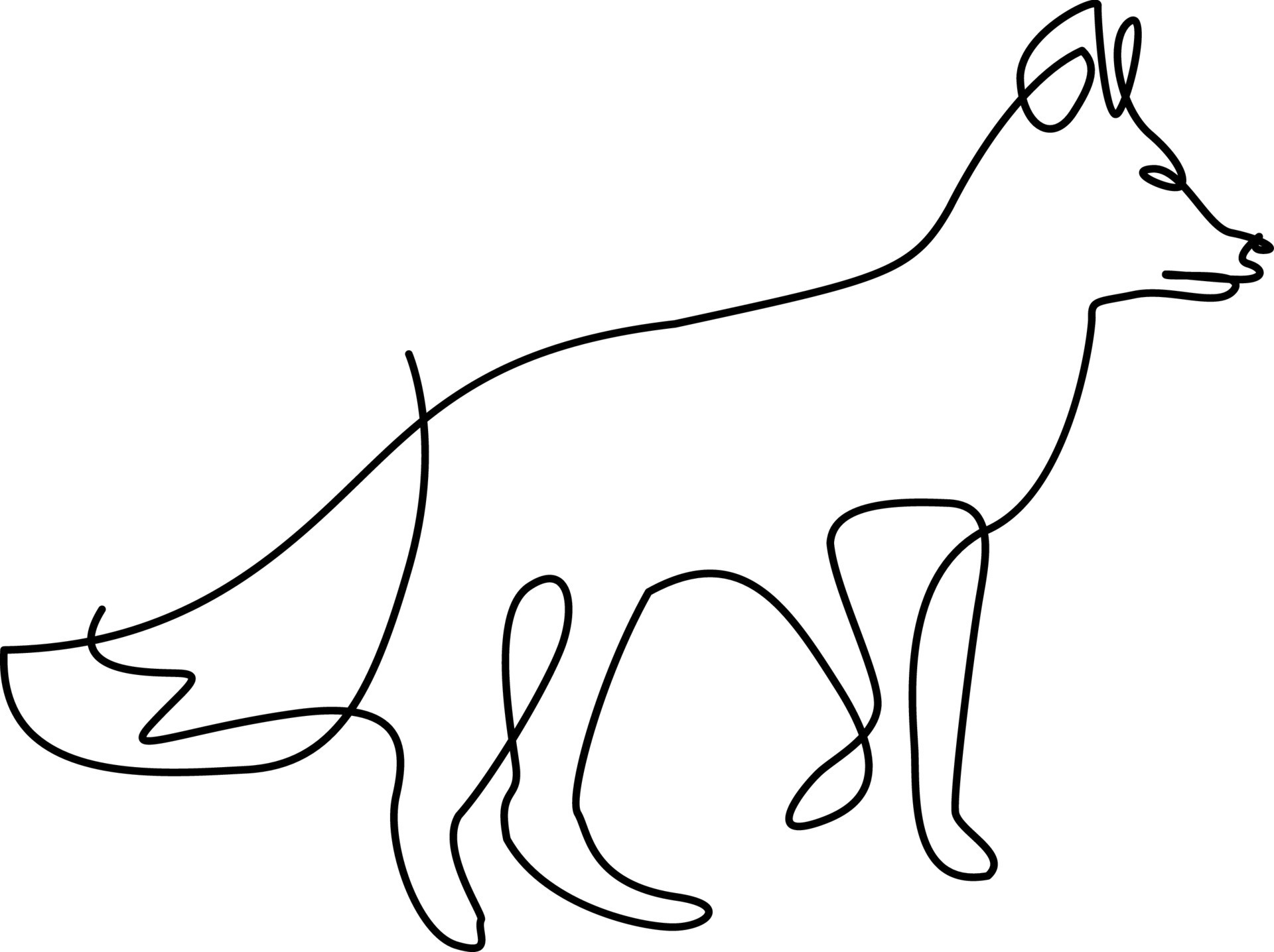 Fox simple illustration 19886543 Vector Art at Vecteezy Fox simple illustration 19886543 Vector Art at Vecteezy