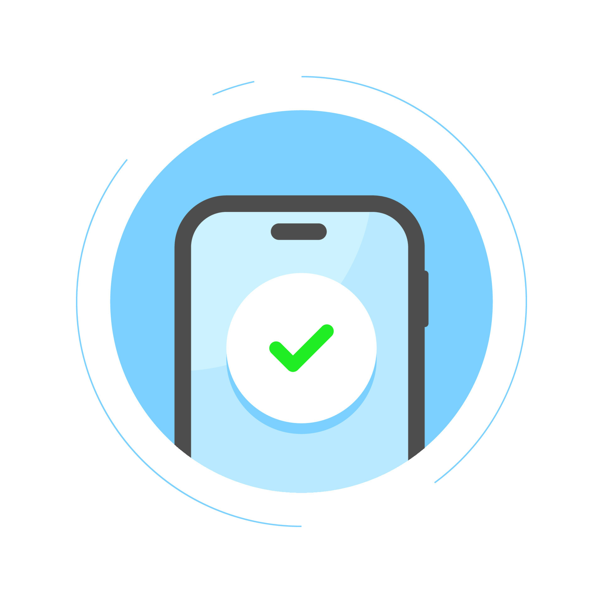 done, all steps or processes complete, successfully, check mark on ...