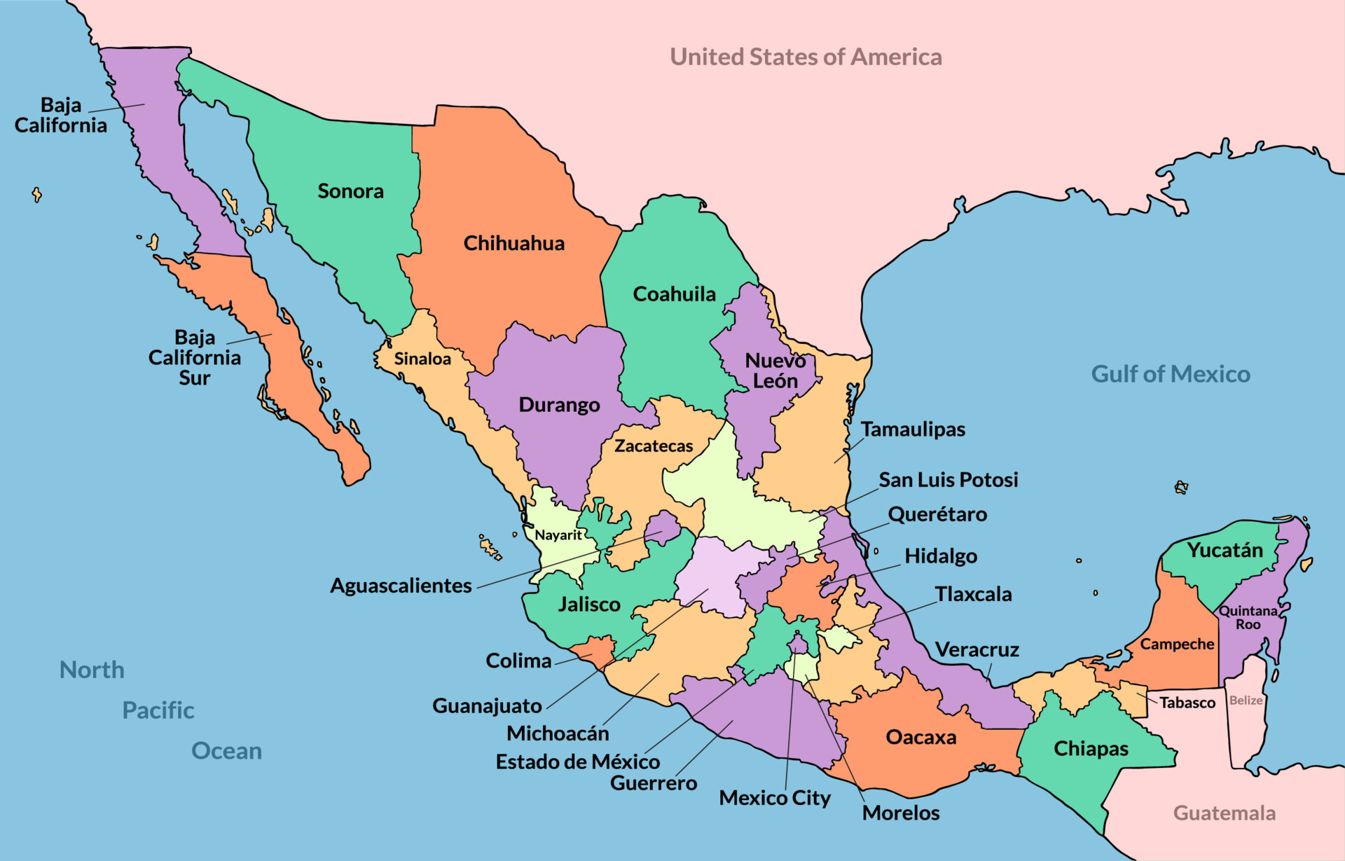 Mexico Map With Border 19895514 Vector Art at Vecteezy Mexico Map With Border 19895514 Vector Art at Vecteezy