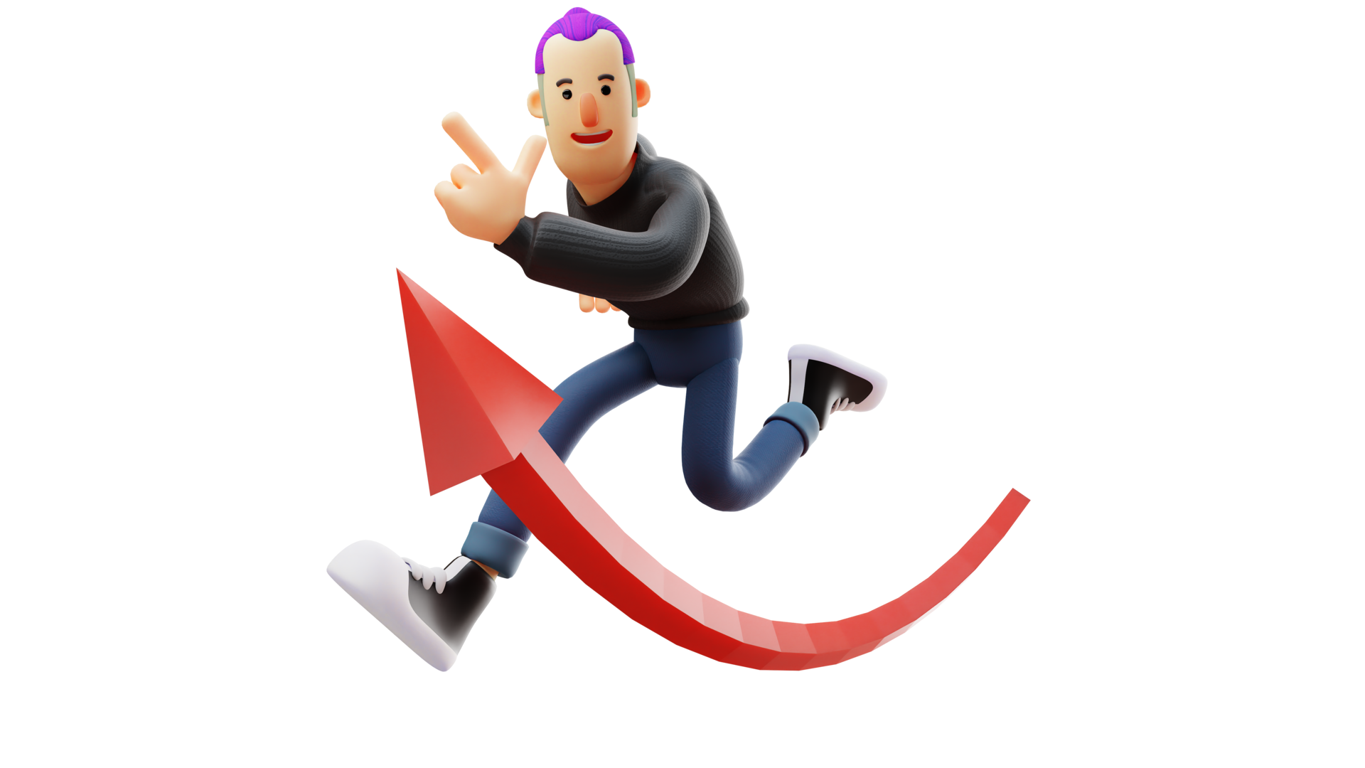 3D illustration. Young Man 3D cartoon character. Cheerful young man ... 3D illustration. Young Man 3D cartoon character. Cheerful young man ...