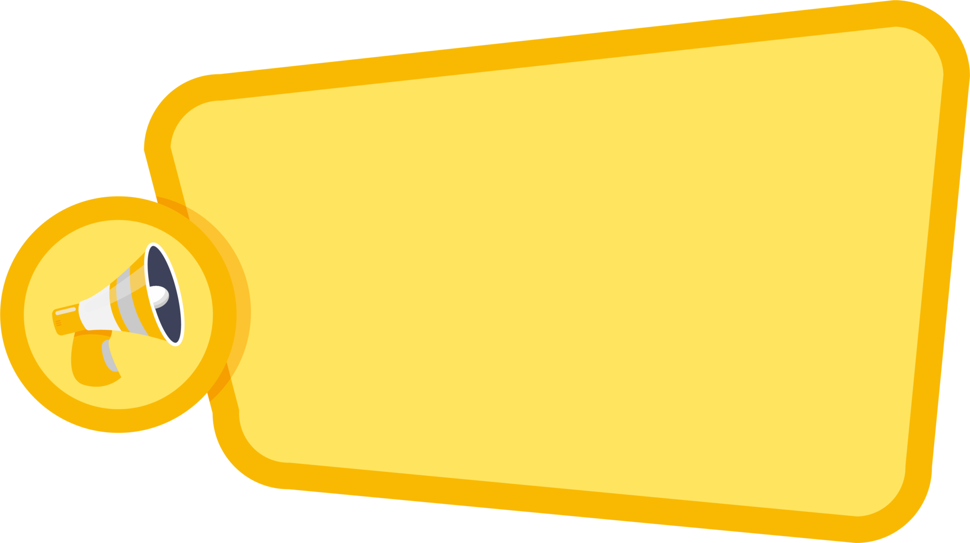 Megaphone with blank speech bubble for advertisement. Speech bubble ... Megaphone with blank speech bubble for advertisement. Speech bubble ...