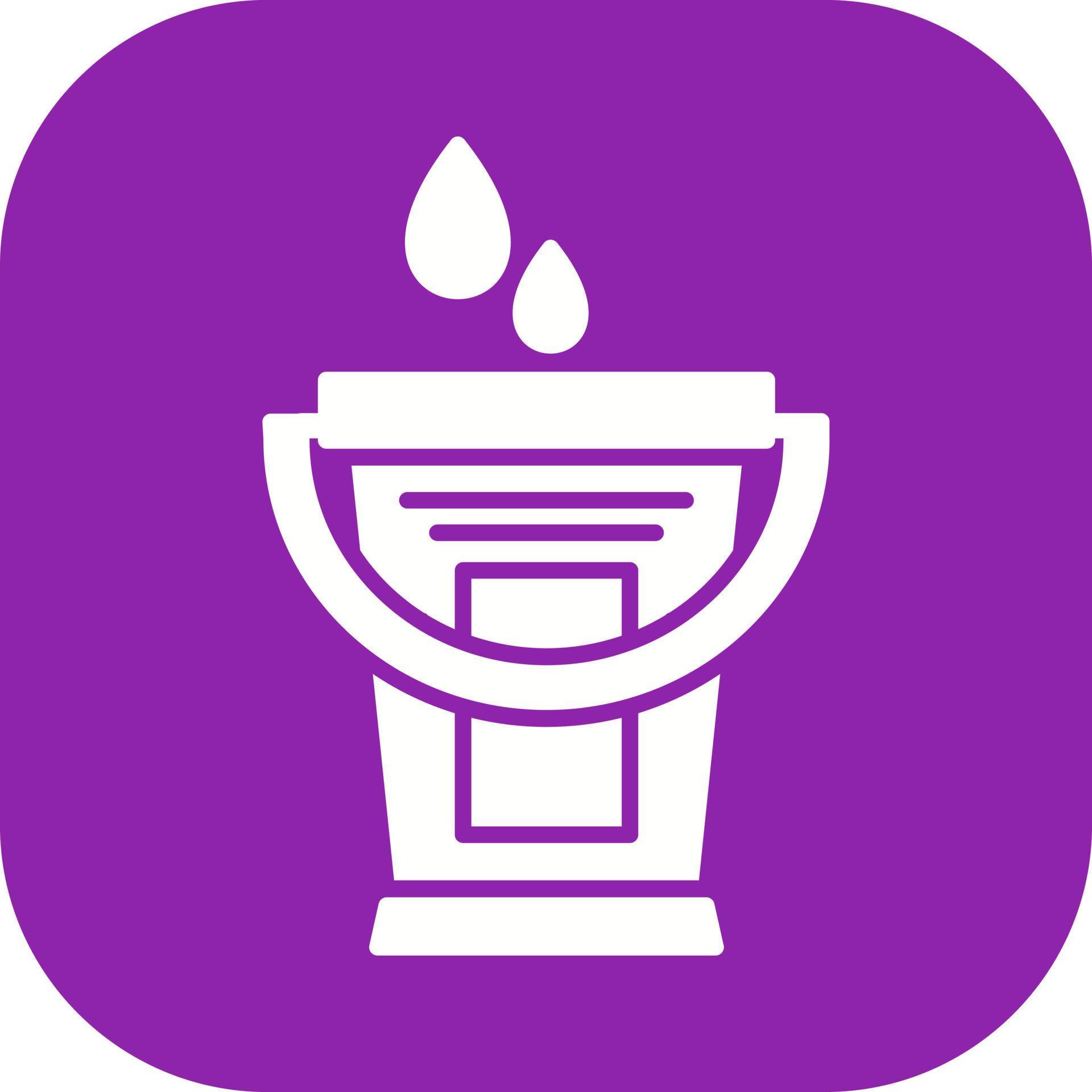 Water Bucket Vector Icon 19898866 Vector Art at Vecteezy