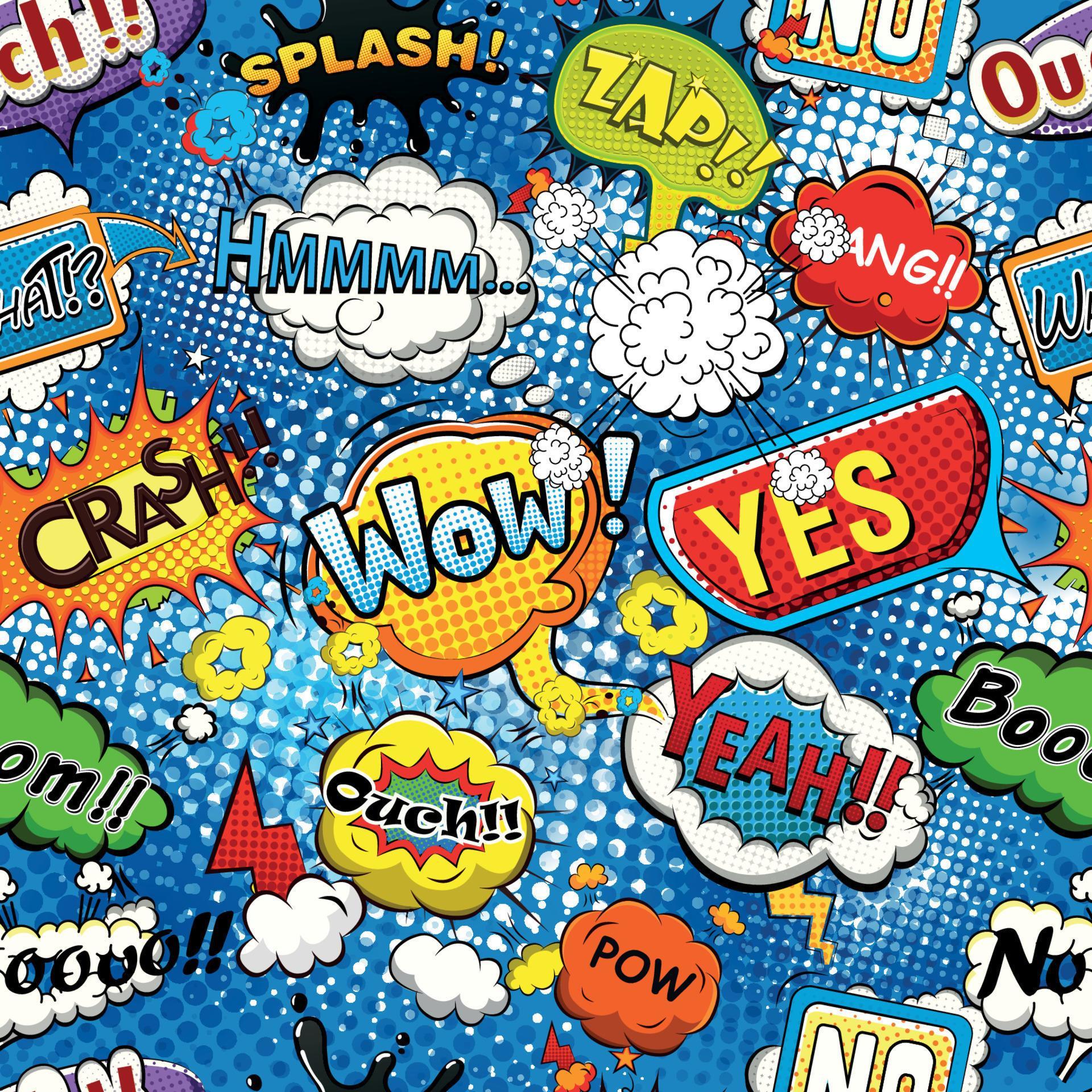 Comic speech bubbles seamless pattern vector 19900220 Vector Art at Vecteezy