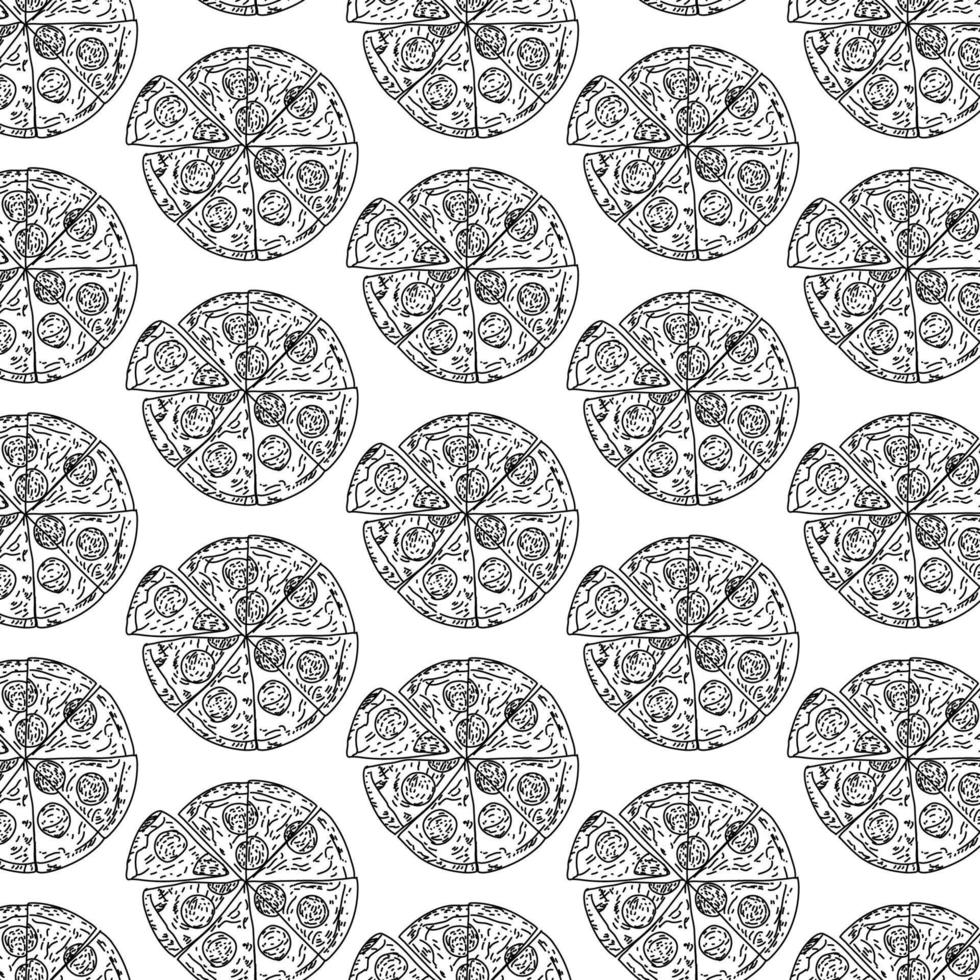 Vector seamless pizza pattern. 19900869 Vector Art at Vecteezy Vector seamless pizza pattern. 19900869 Vector Art at Vecteezy