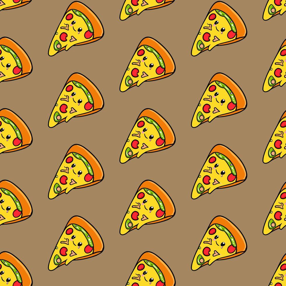 Vector seamless pizza pattern. 19900991 Vector Art at Vecteezy Vector seamless pizza pattern. 19900991 Vector Art at Vecteezy