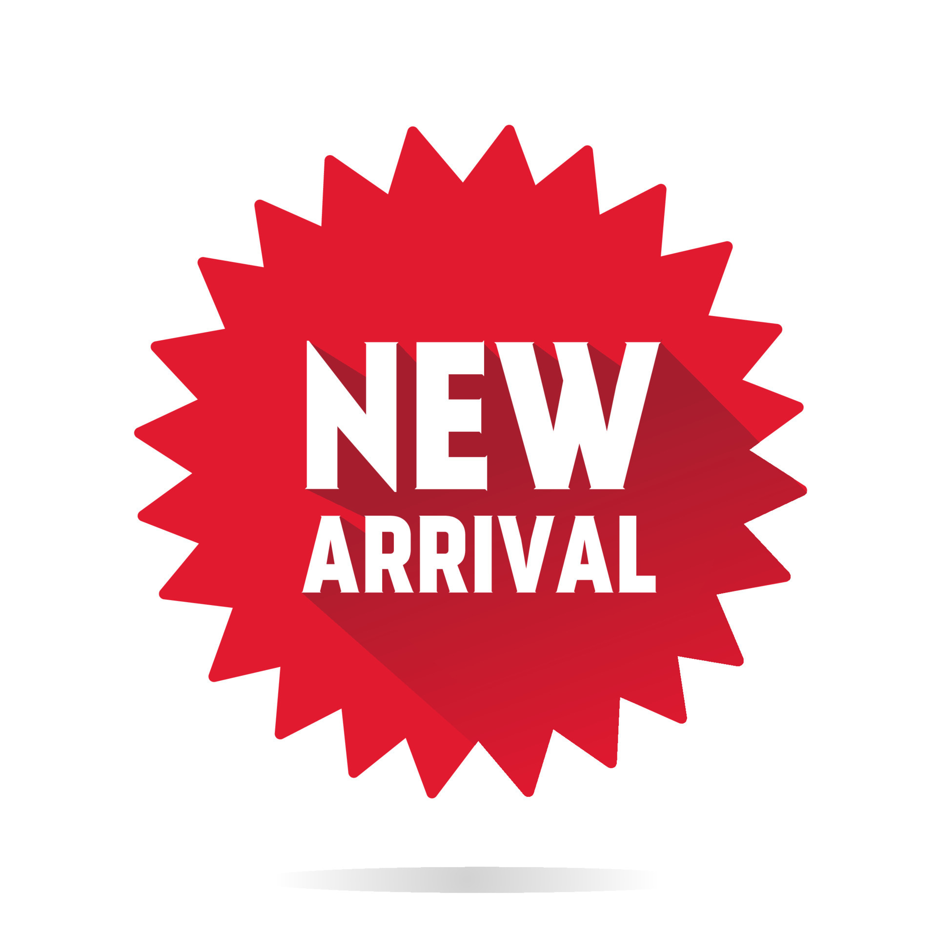 Sticker banner template with new arrival design. New arrival Red ... Sticker banner template with new arrival design. New arrival Red ...