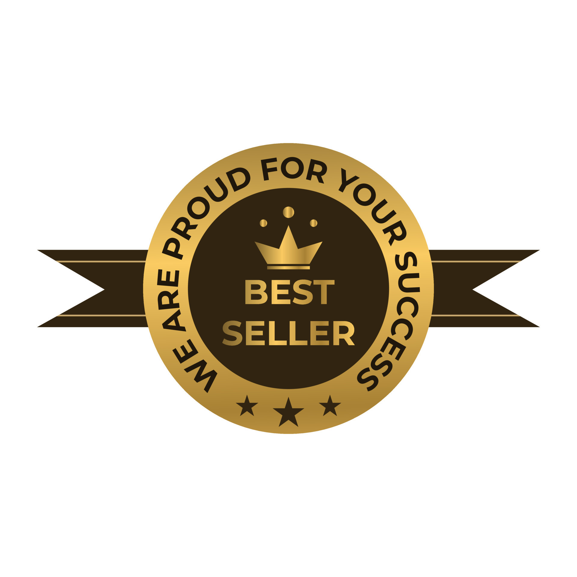 mejor vendedor Insignia logo icono vector, dorado color mejor vendedor ... mejor vendedor Insignia logo icono vector, dorado color mejor vendedor ...