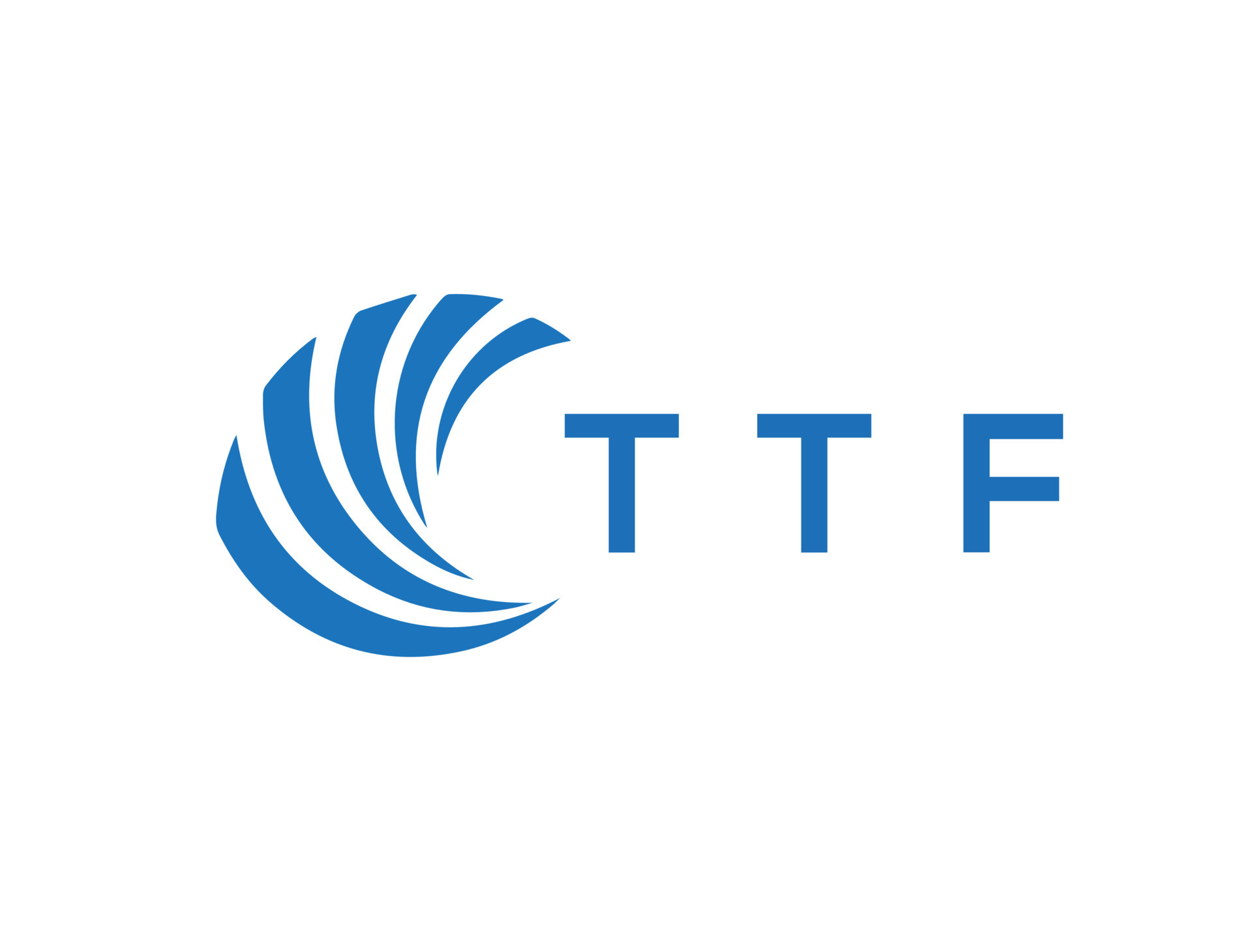 TTF letter logo design on white background. TTF creative circle letter ... TTF letter logo design on white background. TTF creative circle letter ...