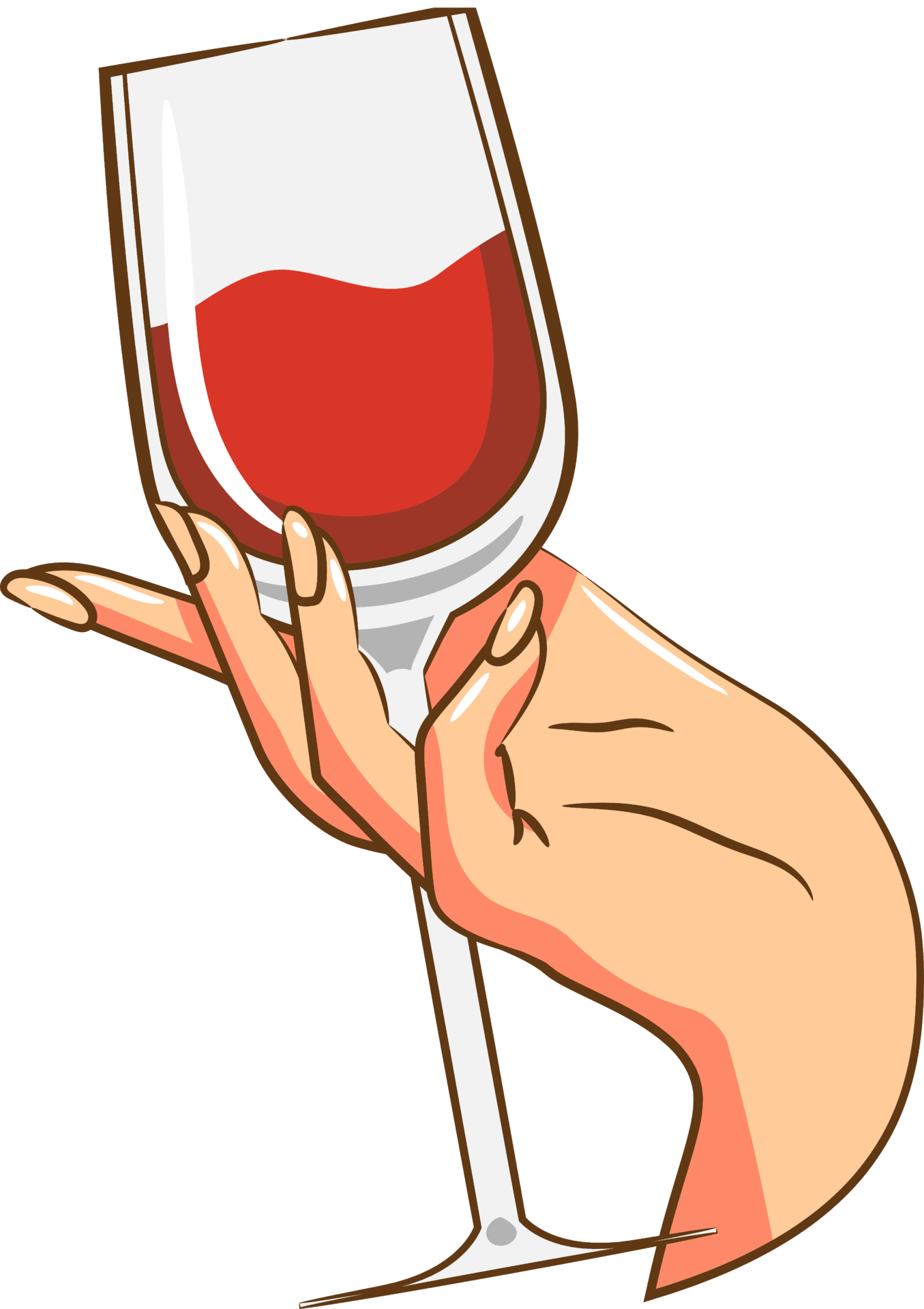 Wine Glass Png Graphic Clipart Design 19907654 Png