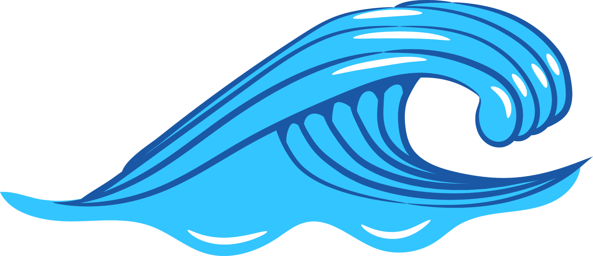 Wave Png Graphic Clipart Design 19907672 Png 3050