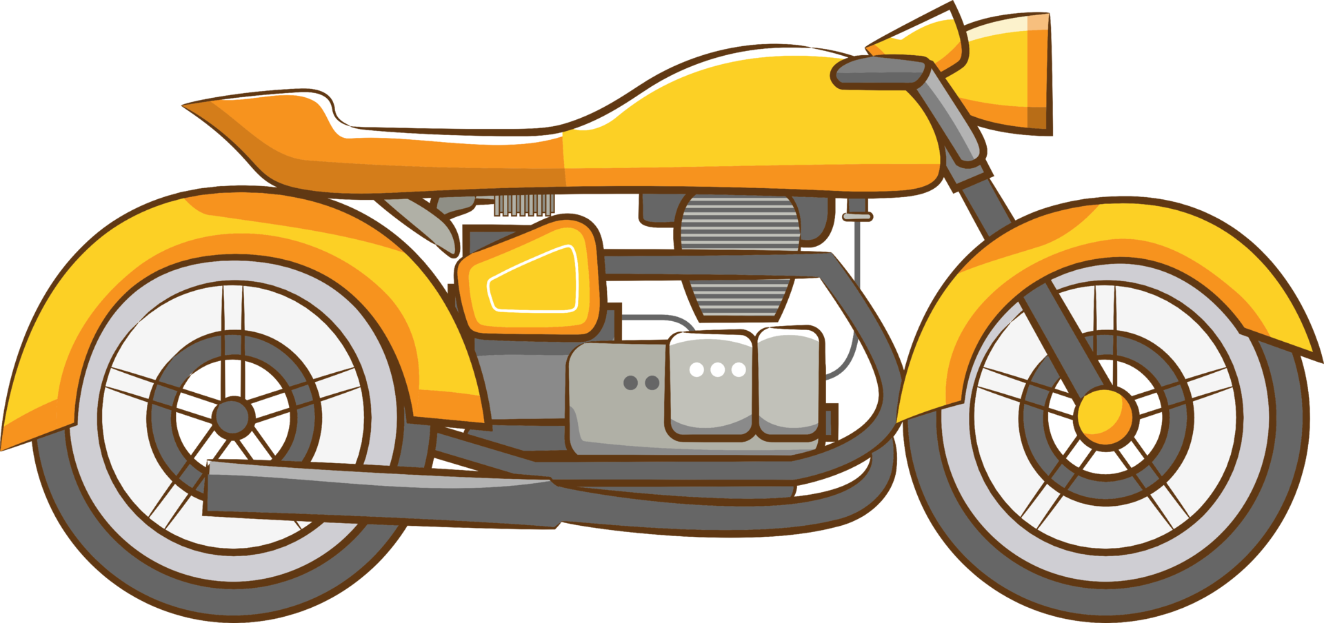 Motorcycle png graphic clipart design 19907739 PNG