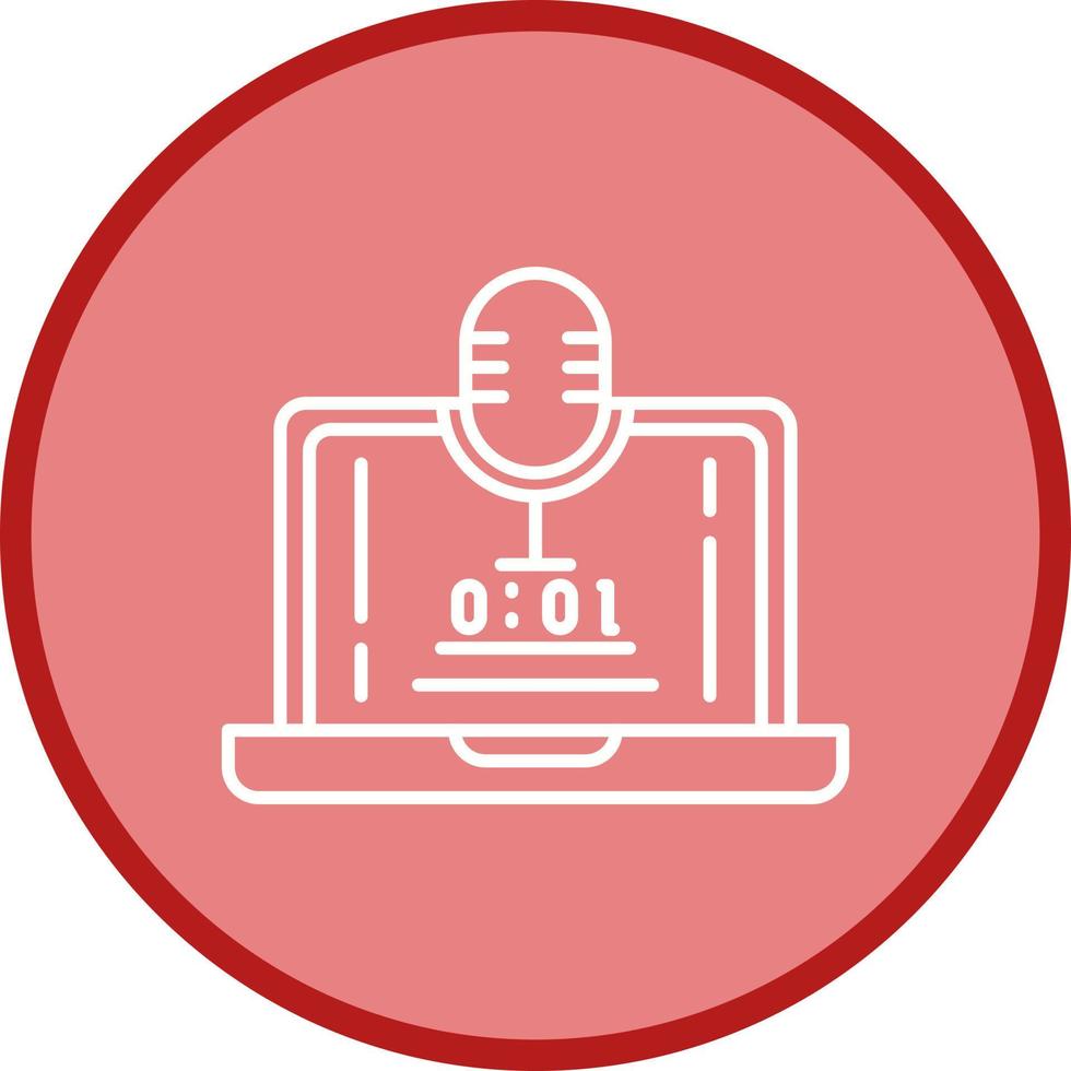 Voice Recorder Vector Icon 19907981 Vector Art at Vecteezy