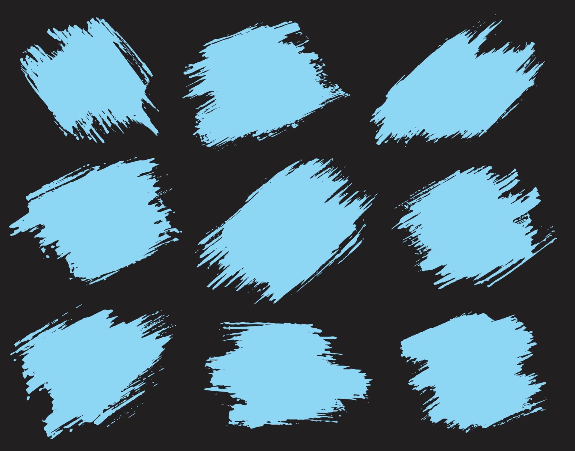 Paint grunge vector brush stroke boxes set 19916381 Vector Art at Vecteezy