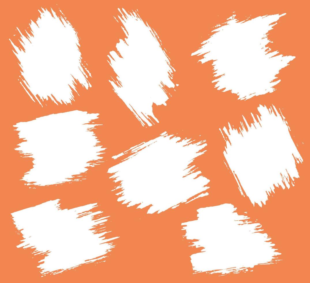 Paint grunge vector brush stroke boxes set 19916382 Vector Art at Vecteezy