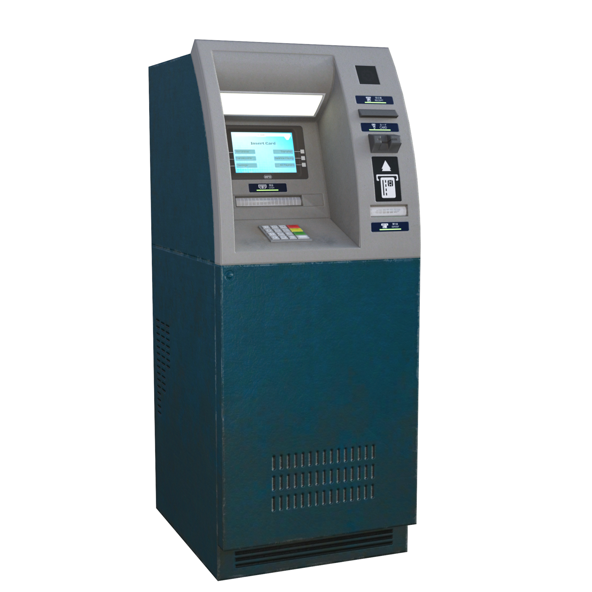 Atm Machine isolated 3d render 19923878 PNG Atm Machine isolated 3d render 19923878 PNG