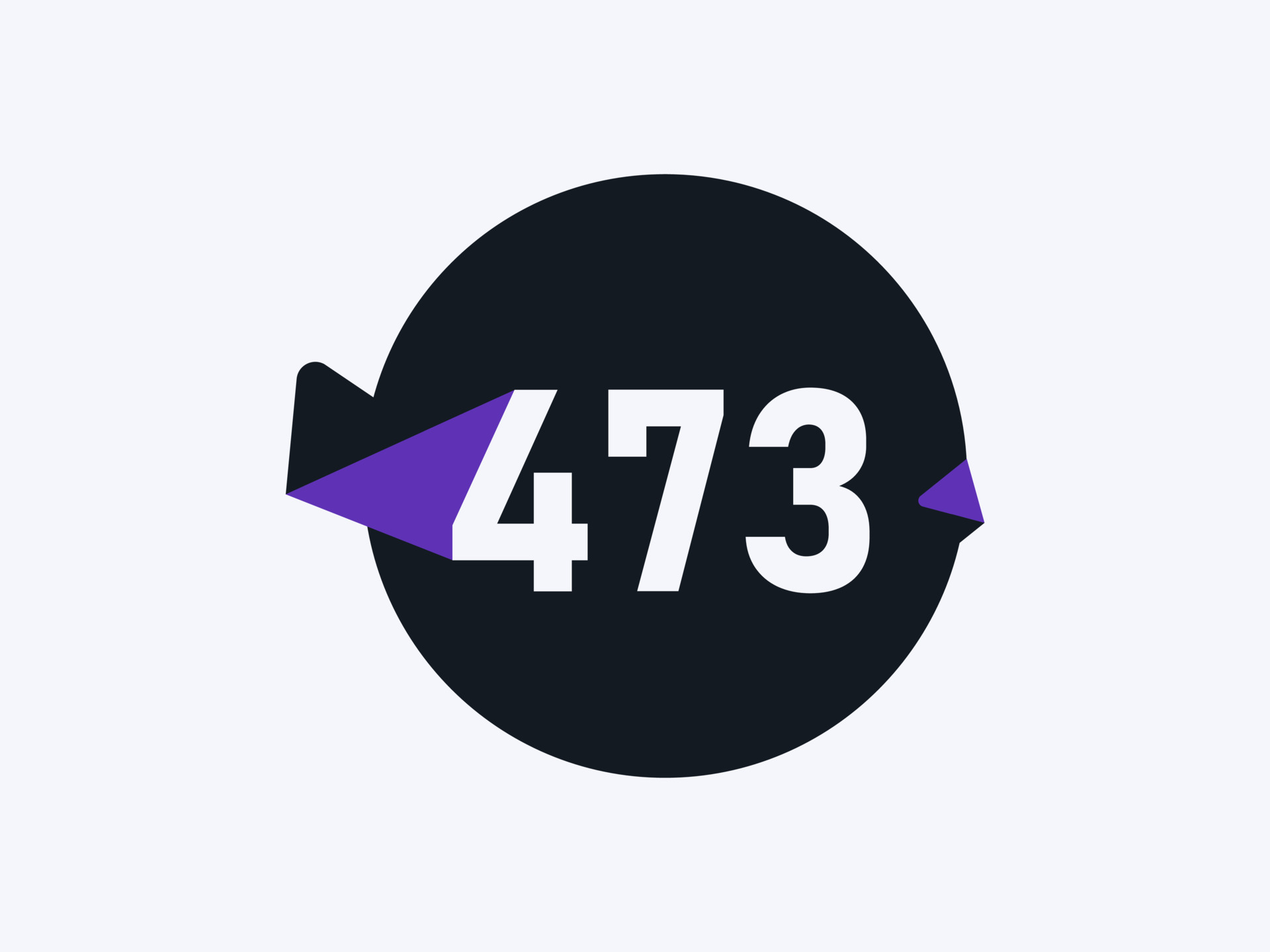 473 Number logo icon design vector image. Number logo icon design vector image 19924876 Vector ...